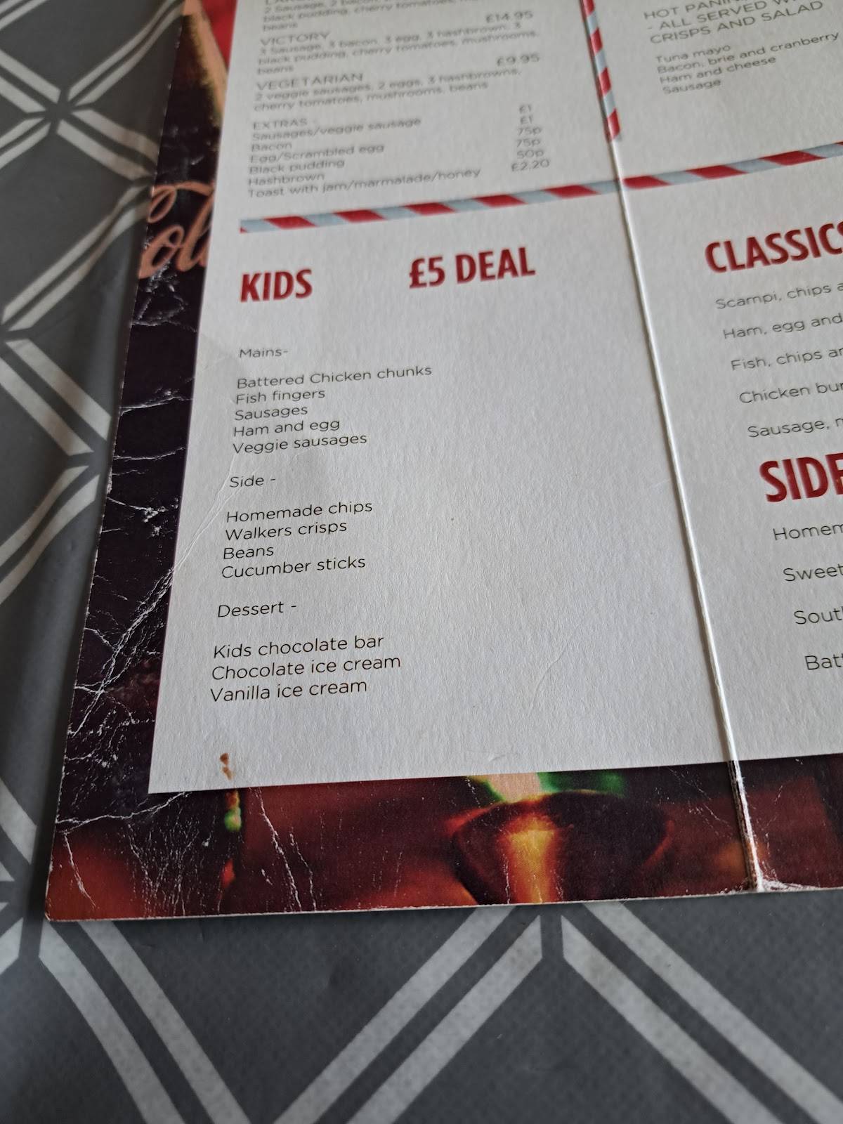 Menu at Viaduct Nurseries and Coffee Shop cafe, Coalpit Heath