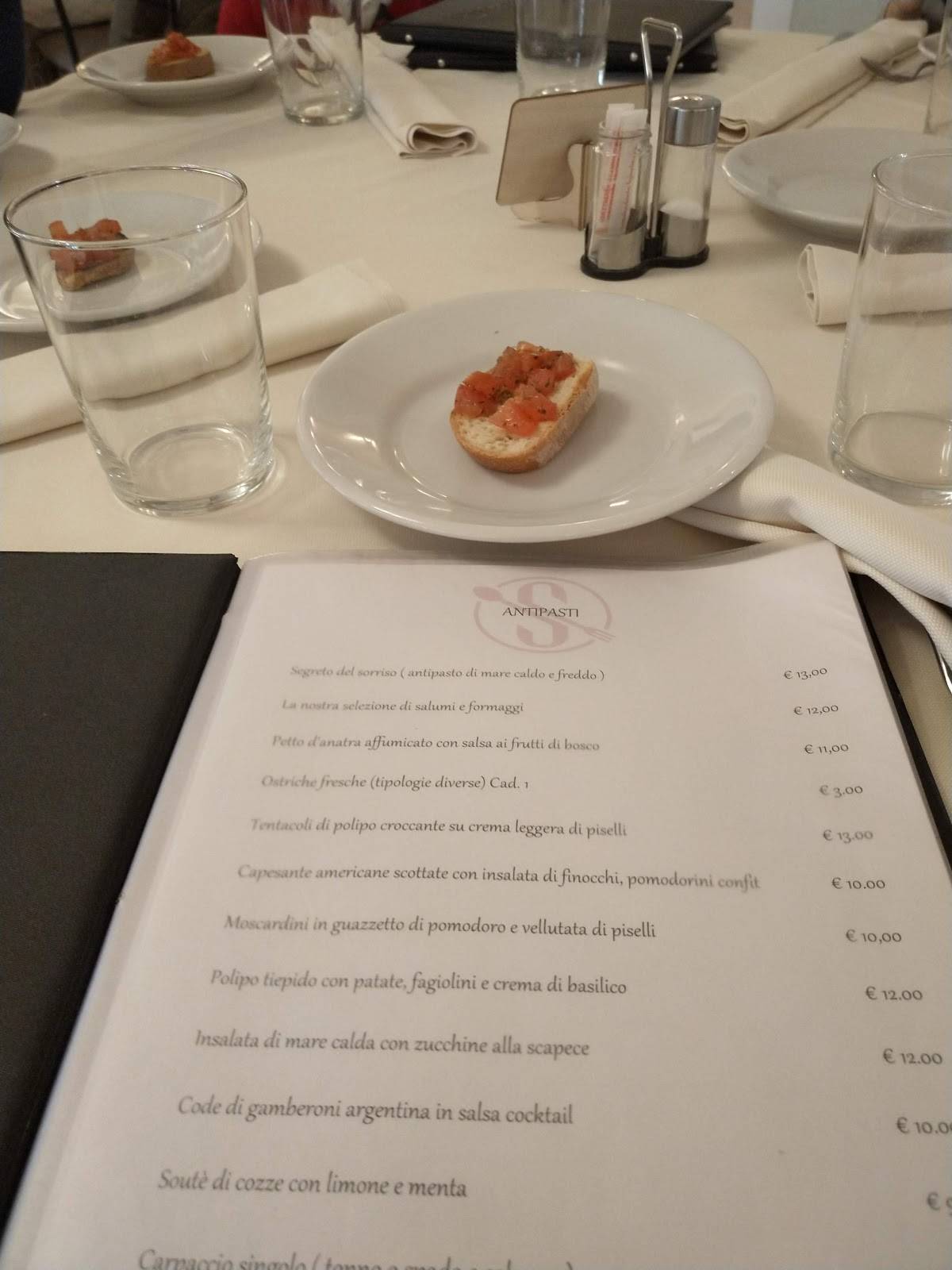 Menu da Il Segreto Del Sorriso ristorante, Vigevano