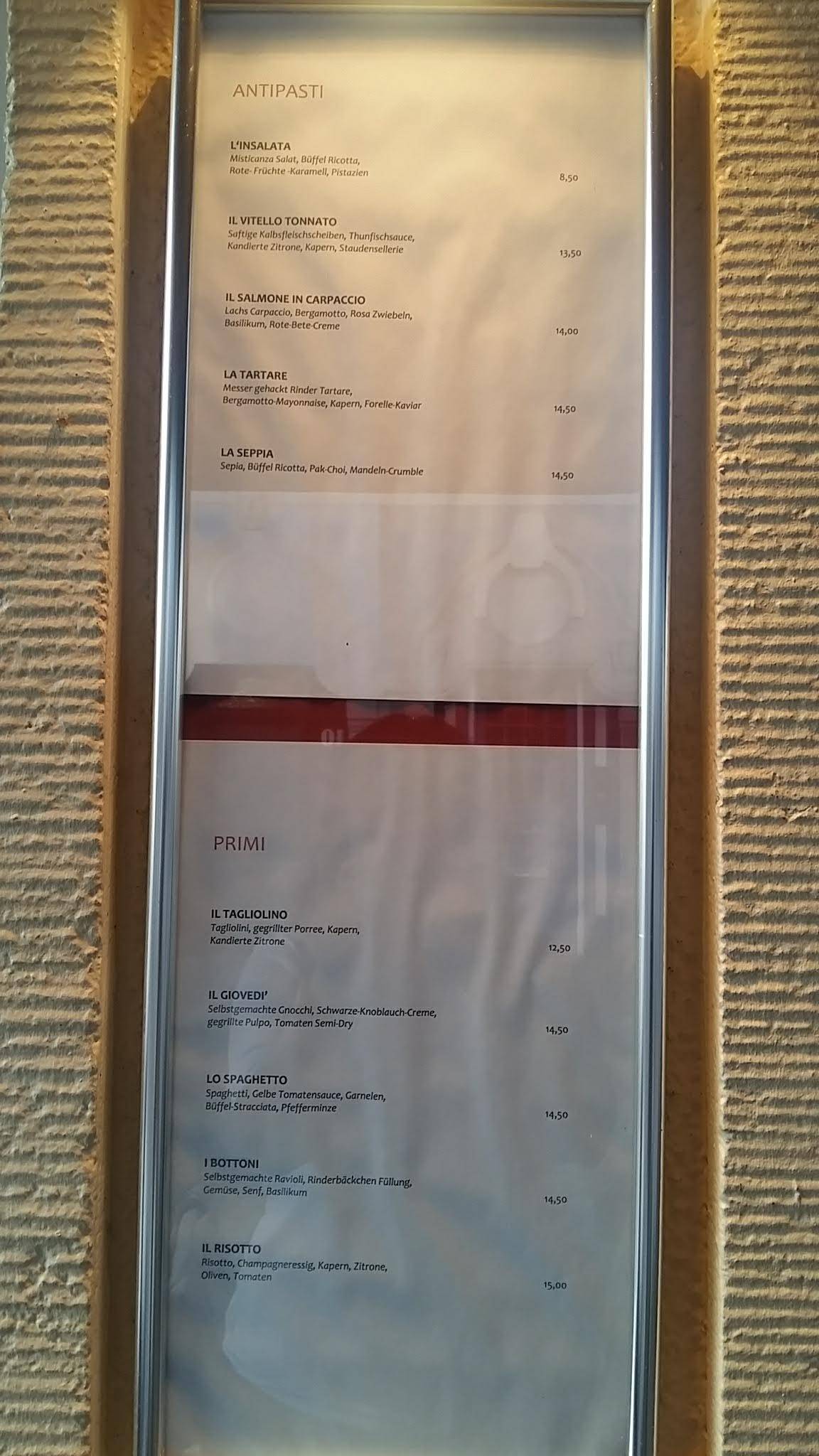 Speisekarte von Vinoteca restaurant, Emmendingen