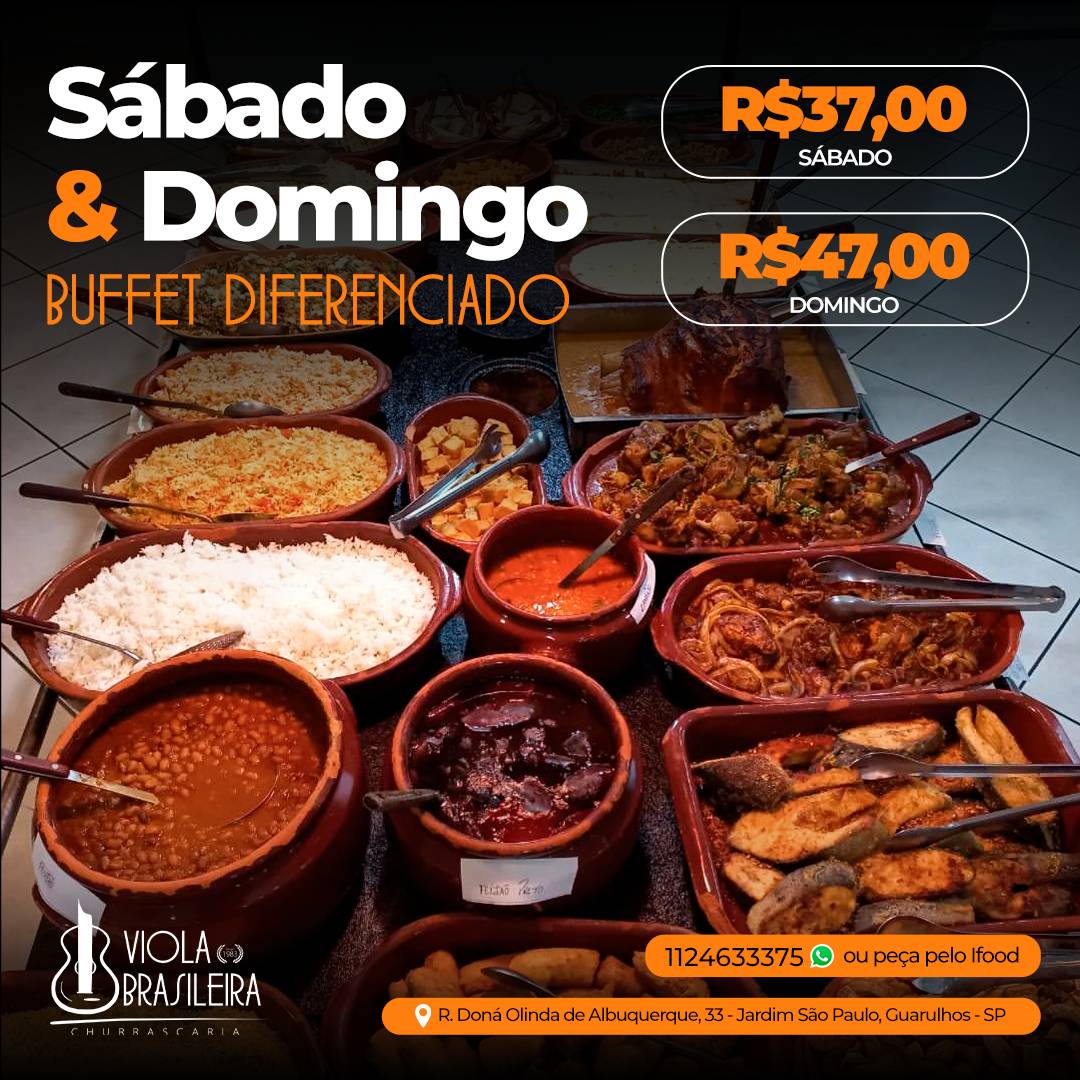 Menu em Viola Brasileira Churrascaria, Guarulhos