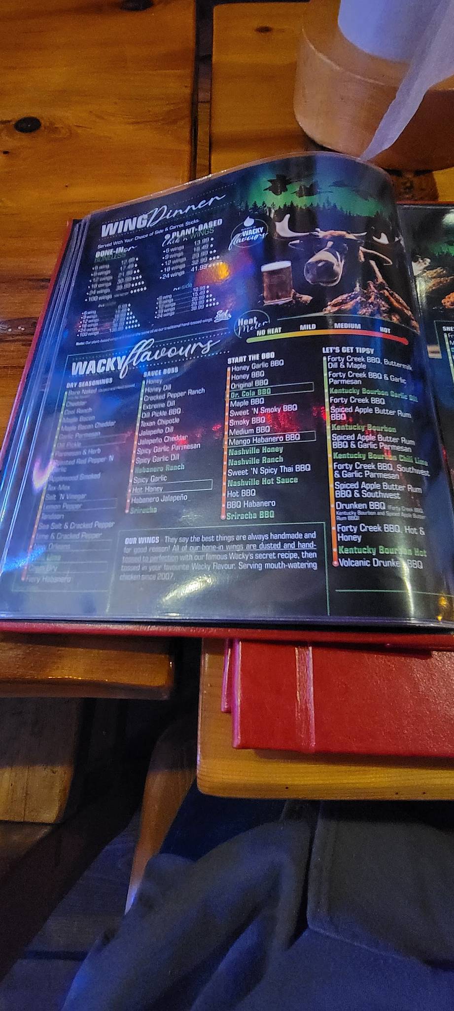 Menu at Wacky Wings Lake Street pizzeria, Sault Ste. Marie, 350 Lake St