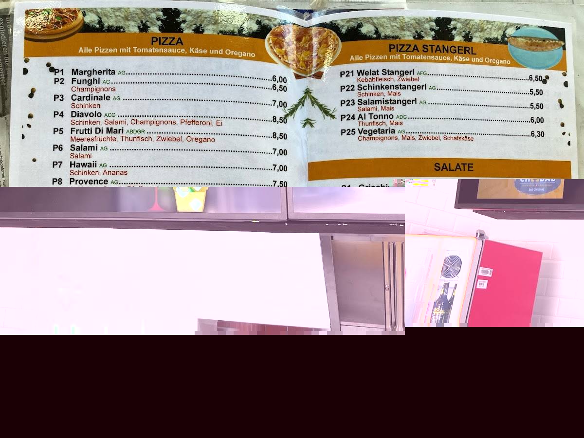 Speisekarte von Welat Kebaphaus pizza, Graz