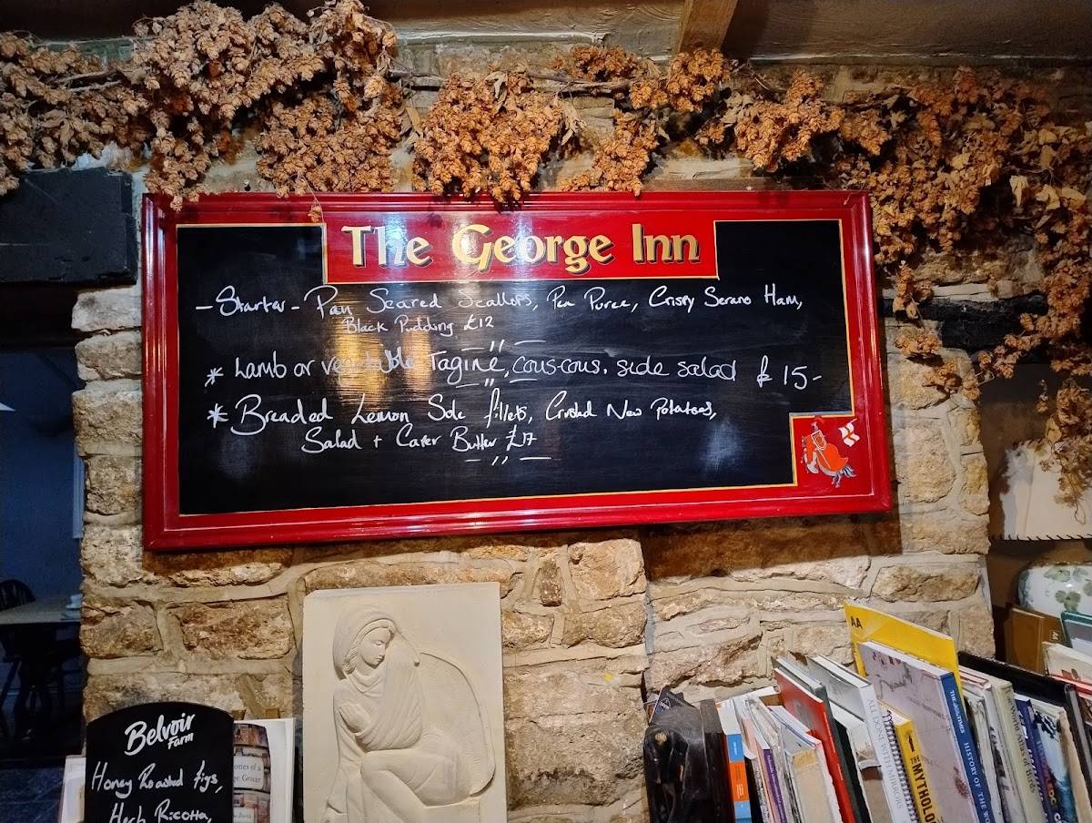 Menu at The George Inn pub & bar, Wells, Long St