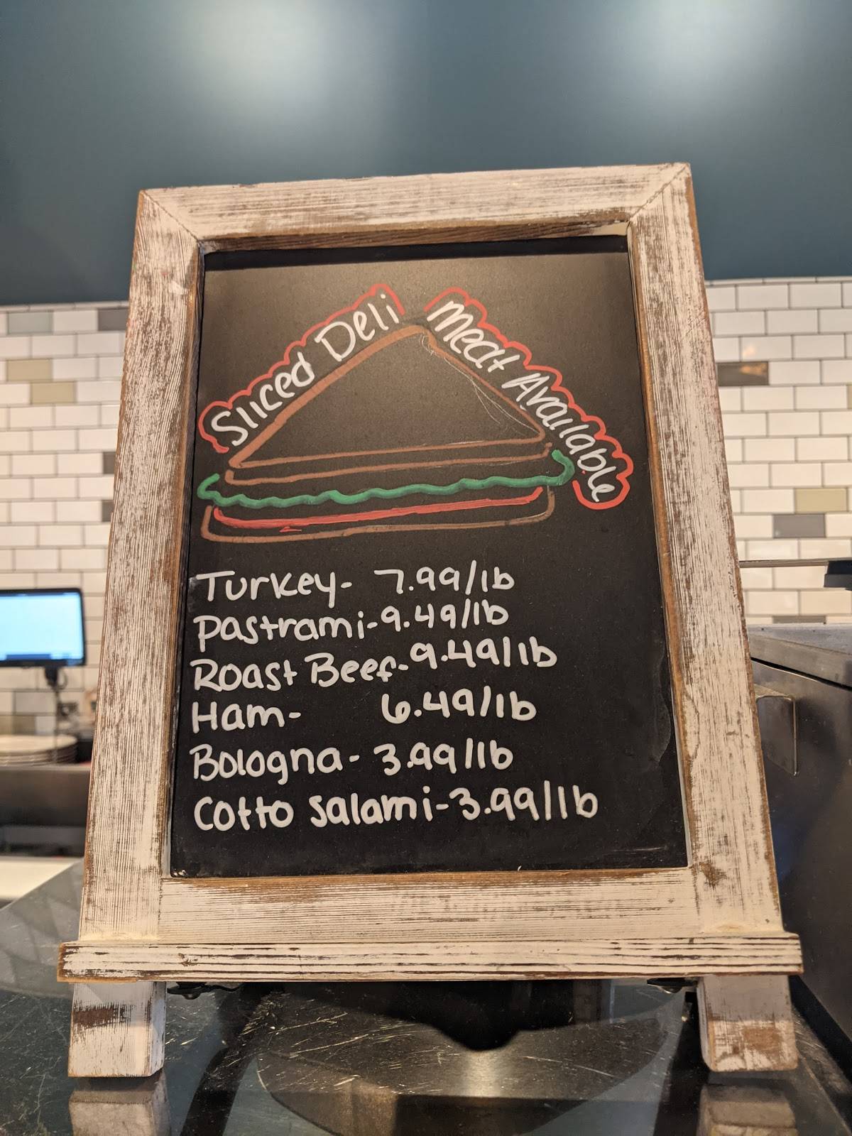 Menu at Werner Beef & Brew restaurant, Tillamook