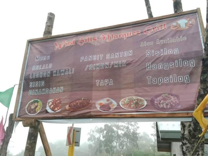 Menu at WindHills Marquez Restaurant, Real