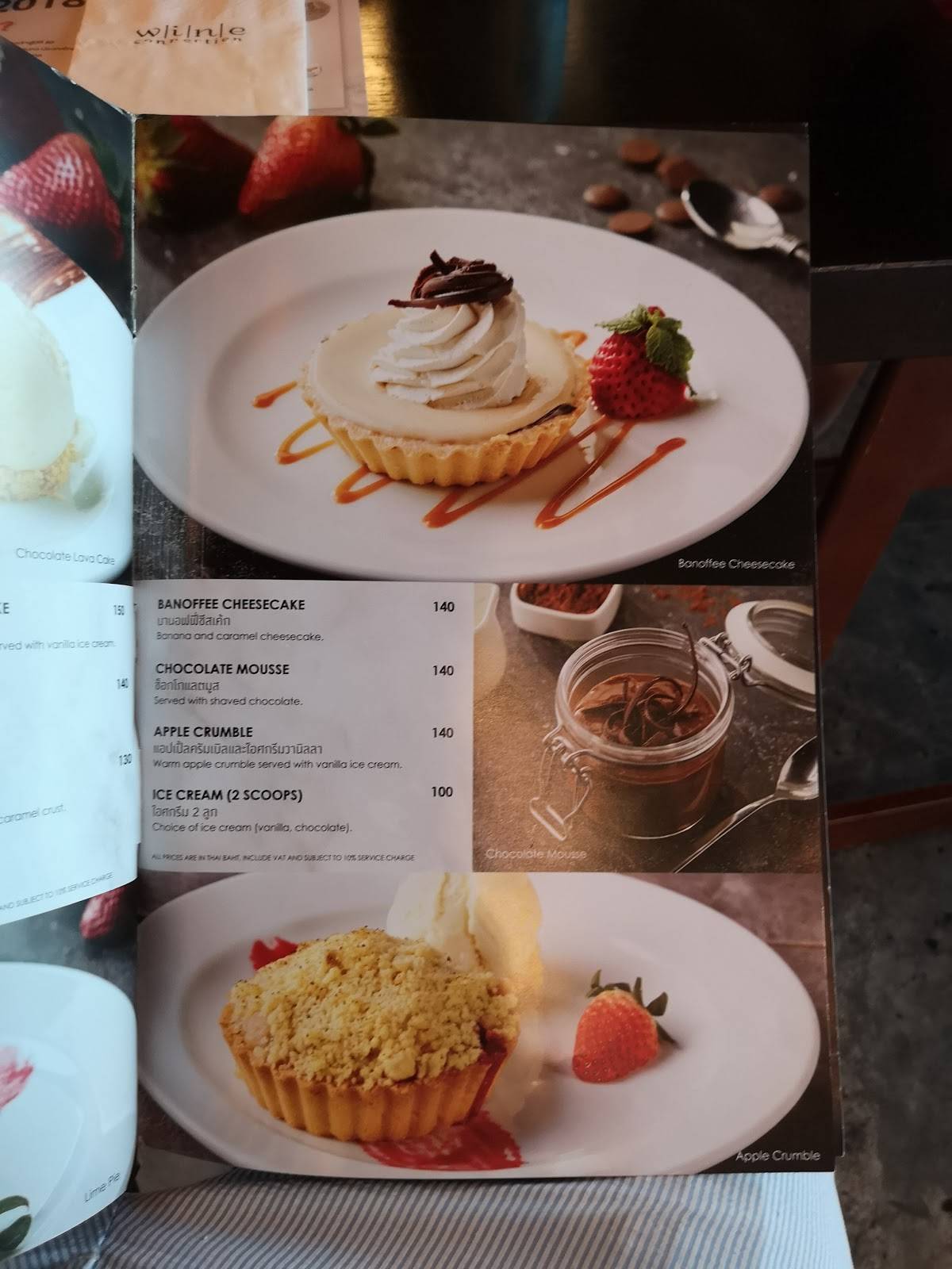 Menu at Wine Connection restaurant, Bangkok, 511 The Walk Nawamin Project