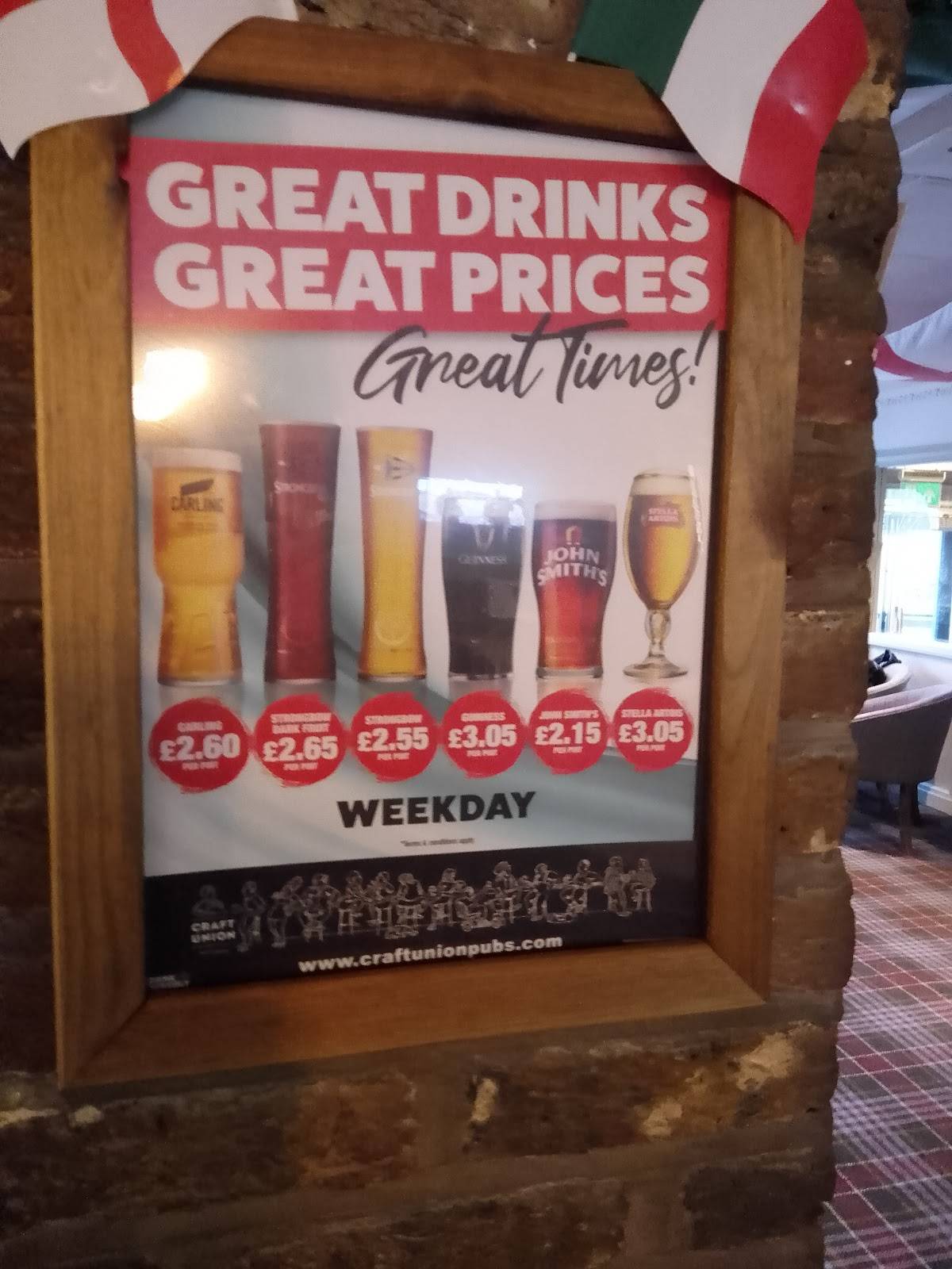 Menu at Wishing Well Chingford pub & bar, London, 11 Hall Ln