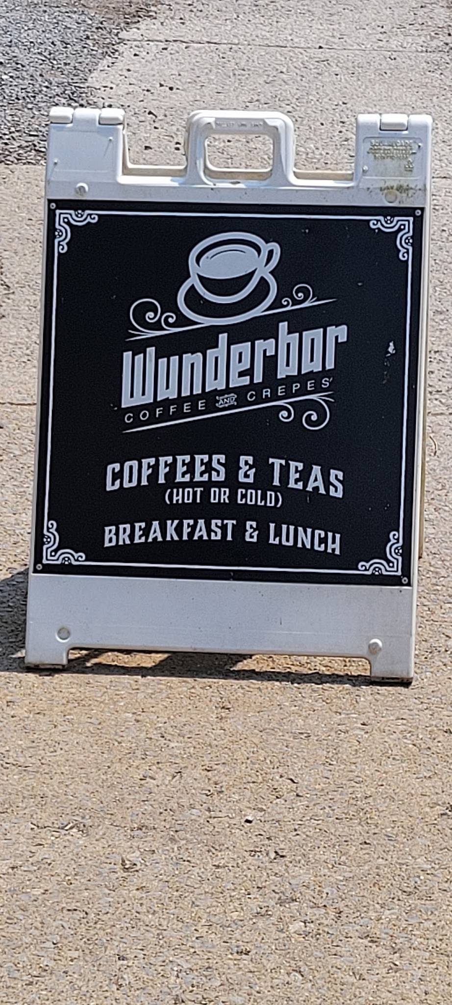 Menu at Wunderbar Coffee & Crepes, Harmony