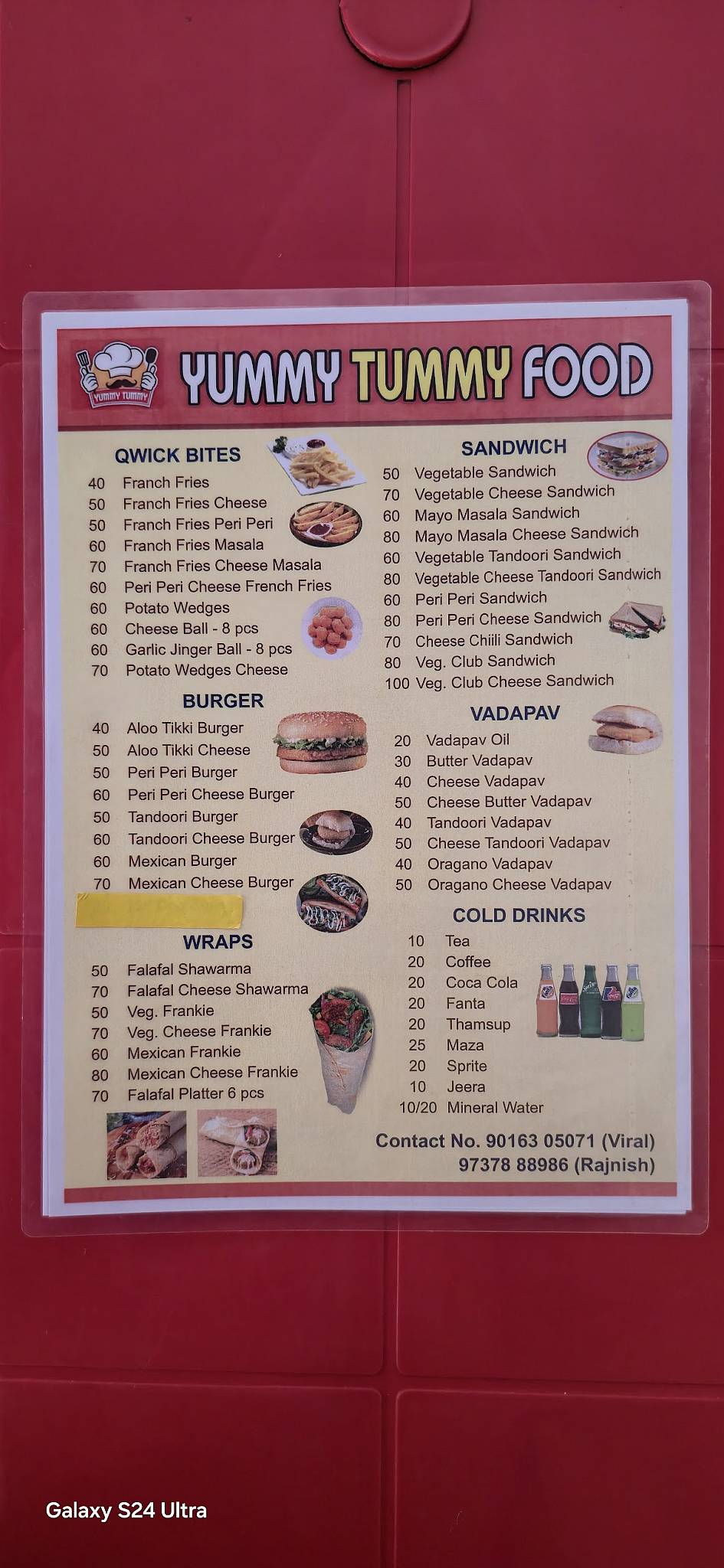 Menu at YUMMY TUMMY FOOD, Petlad
