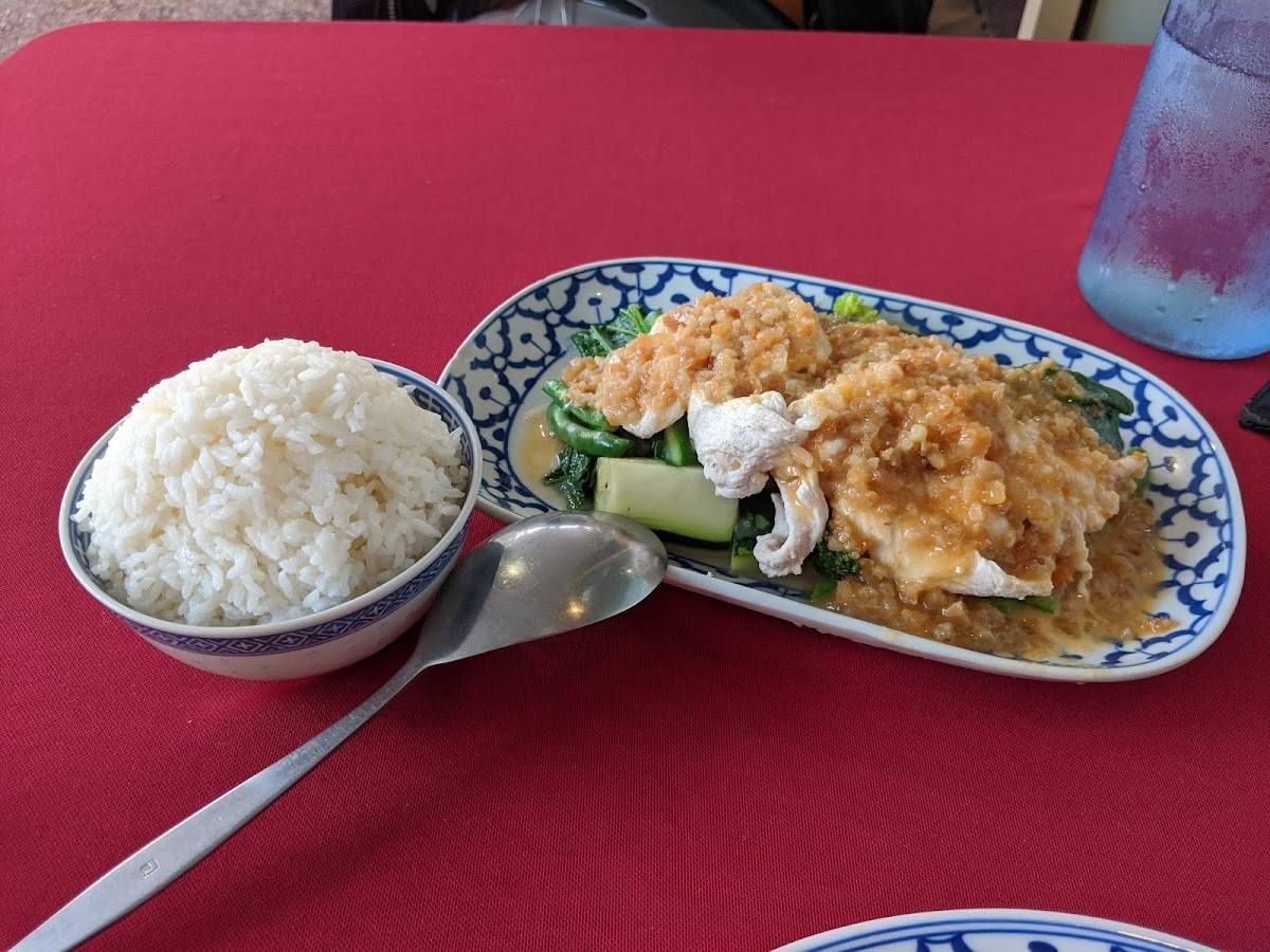 Menu at Yoki Thai restaurant, Runaway Bay