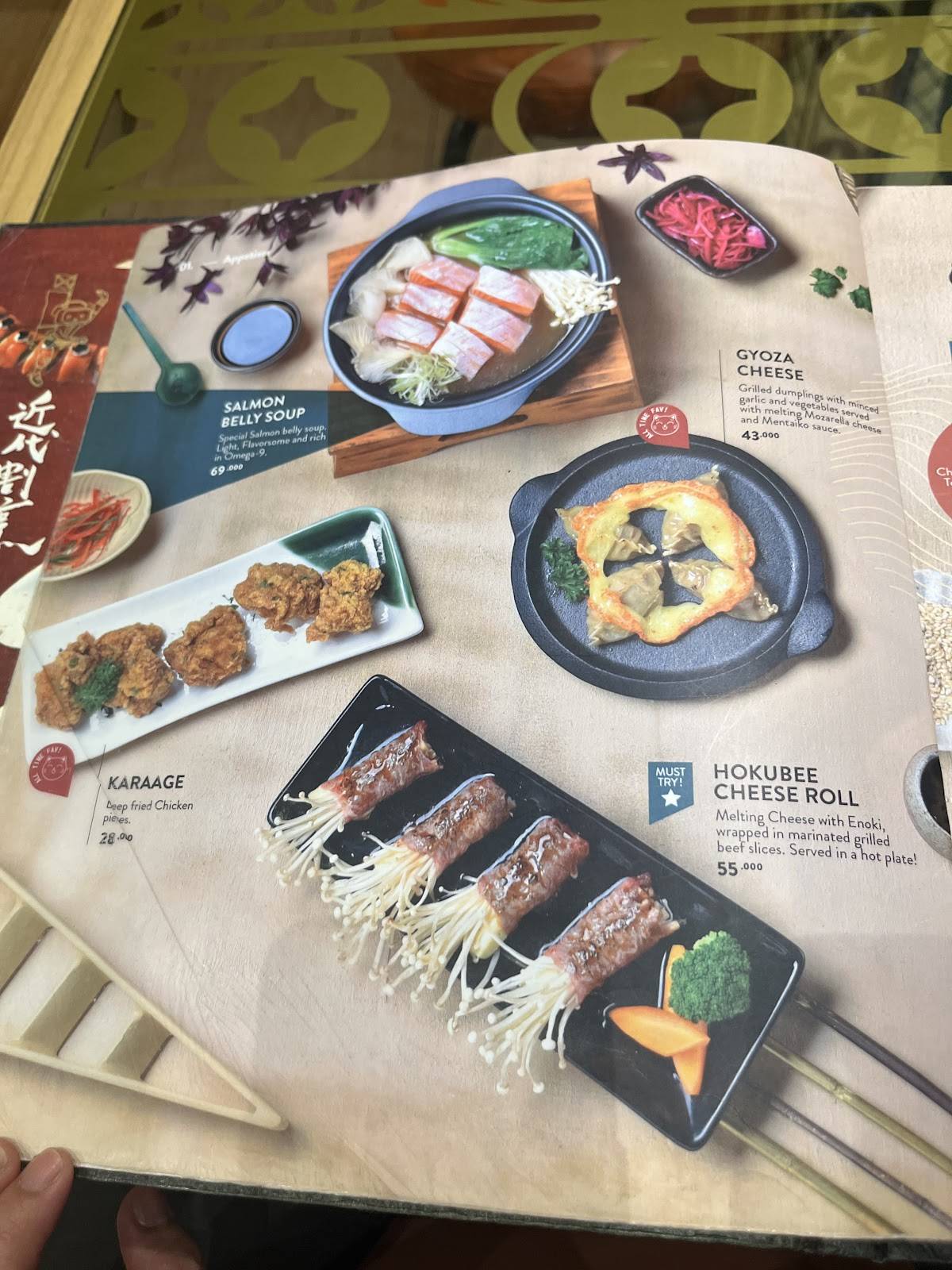 Carta del restaurante ZENBU - ÆON Mall Deltamas, Bekasi