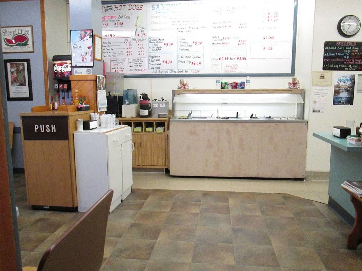 Menu at Zot's Hot Dogs and Deli fast food, Chico