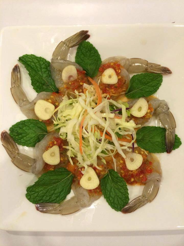 Menu at chef's house restaurant, Nonthaburi