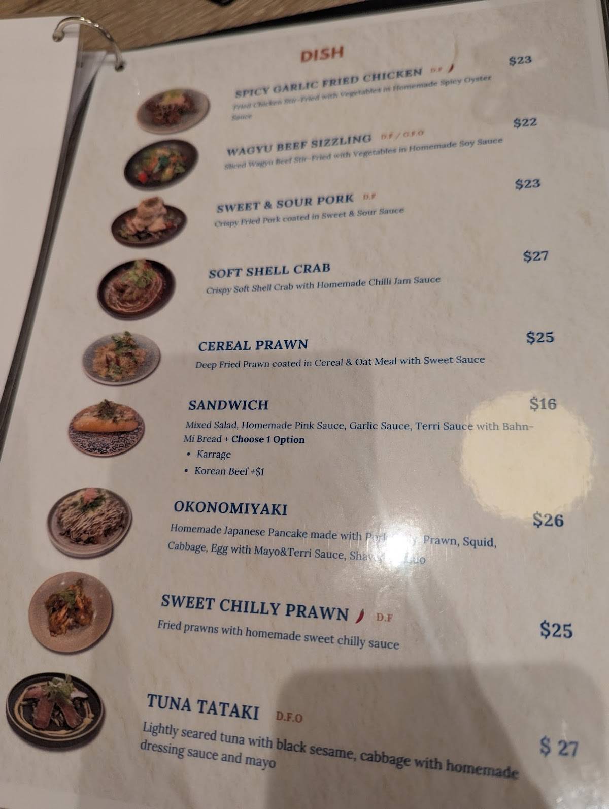 Menu at easTable restaurant, Maroochydore
