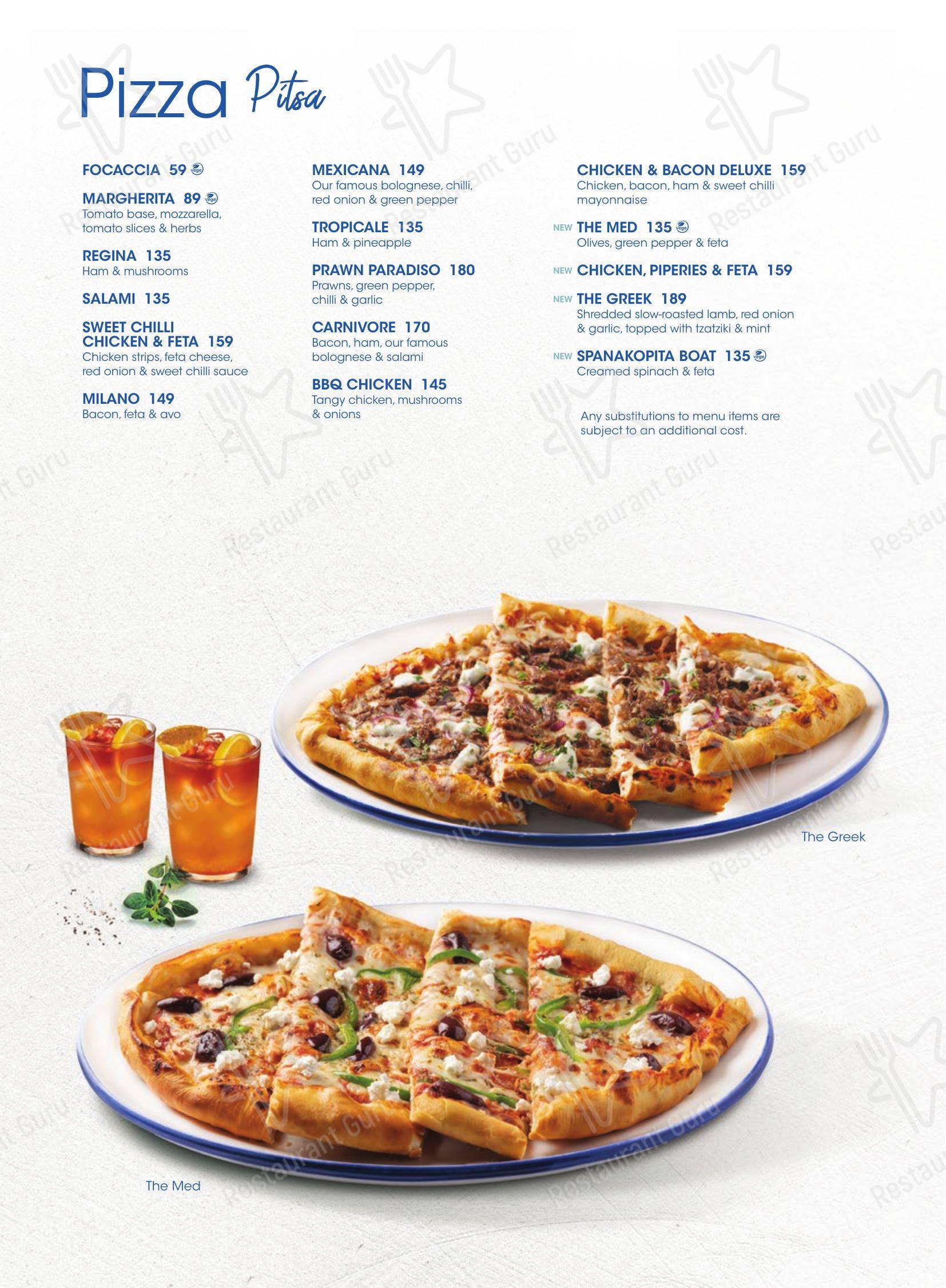 Speisekarte von Mythos Greek Restaurants Cradlestone, Roodepoort, U92