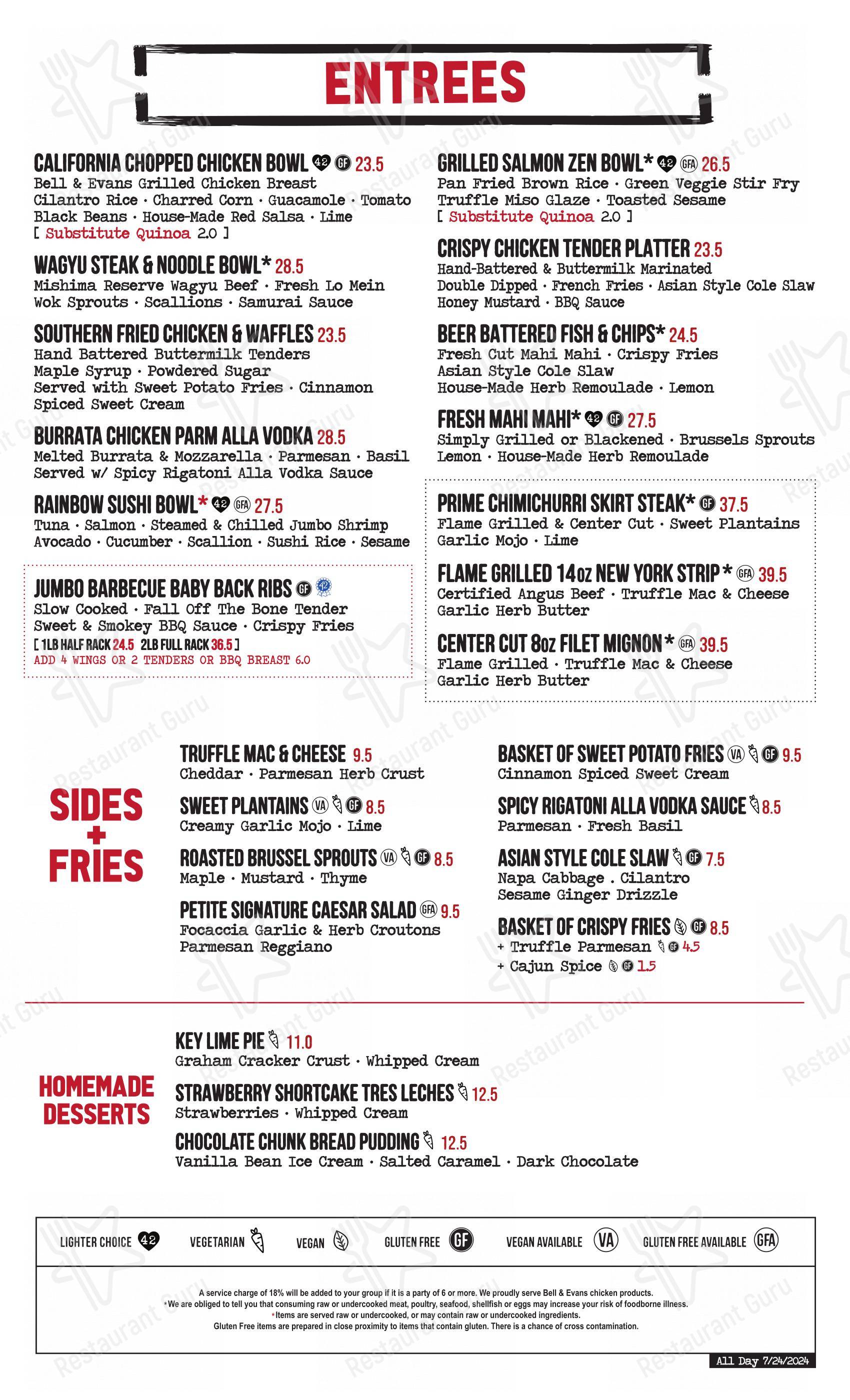 Menu at Tap 42 Craft Kitchen & Bar - Coral Gables, Coral Gables, 301 ...