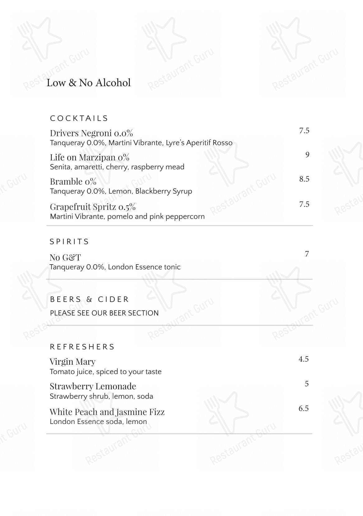 Menu at The White Horse in Churton pub & bar, Holt, Chester Rd