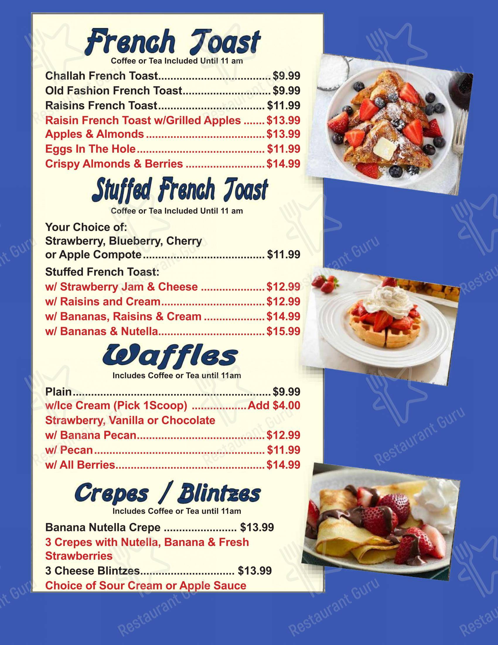 Menu at Bagel Tree Restaurant, Delray Beach