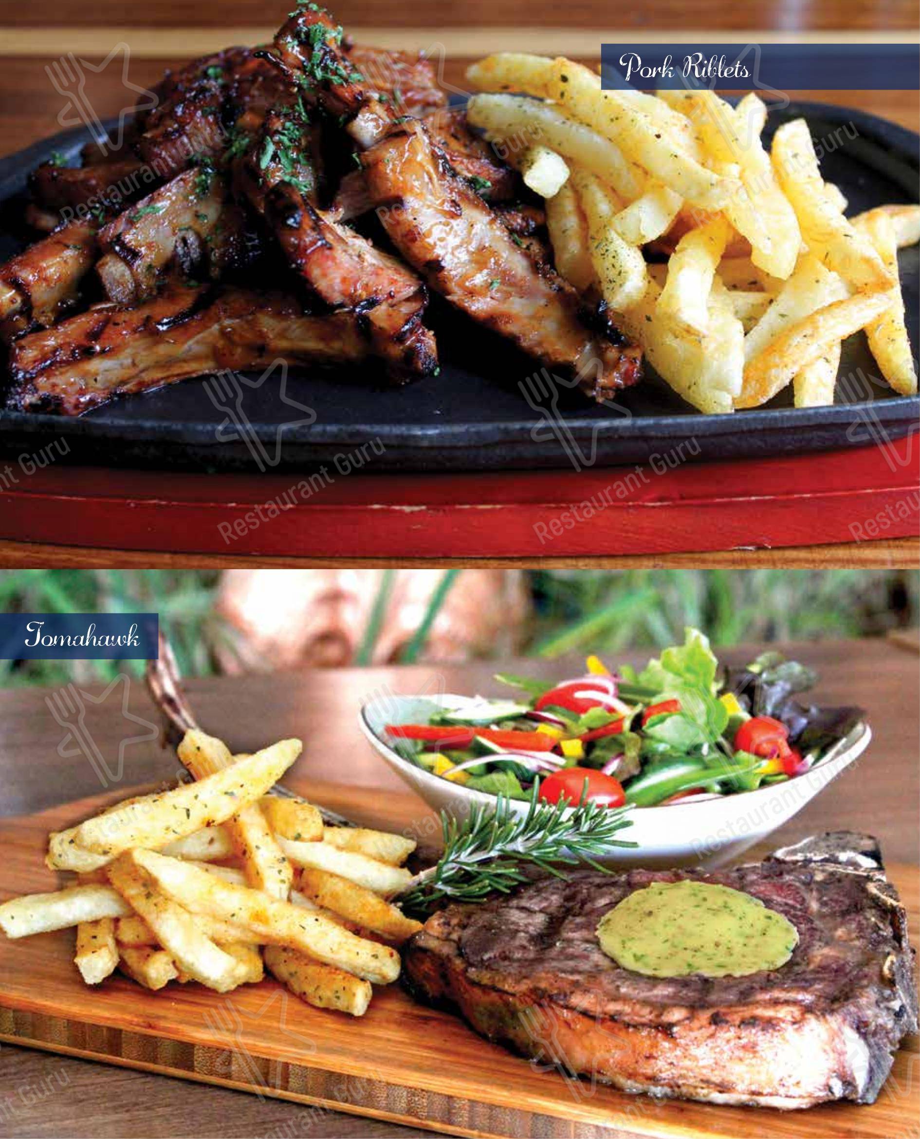 Menu at Farm 'n Sea Grillhouse restaurant, Vanderbijlpark