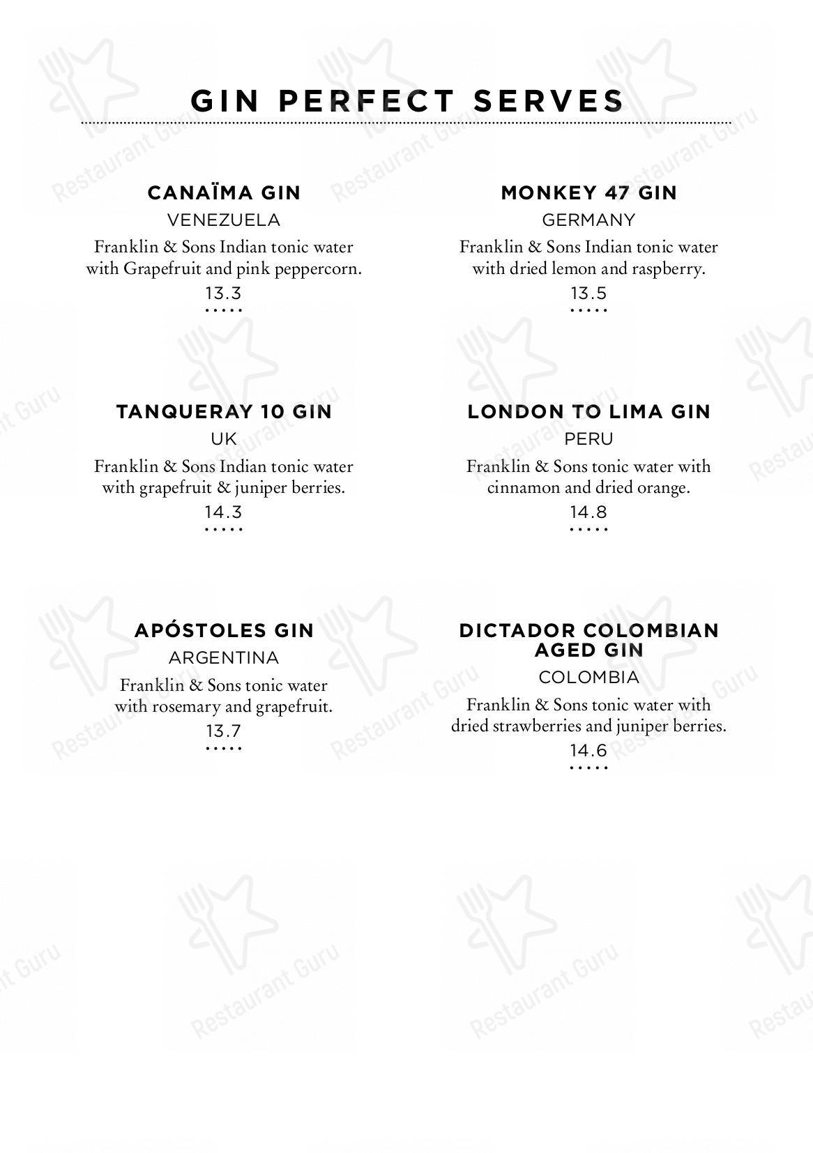 Menu at Fazenda Rodizio Bar & Grill Manchester, Manchester