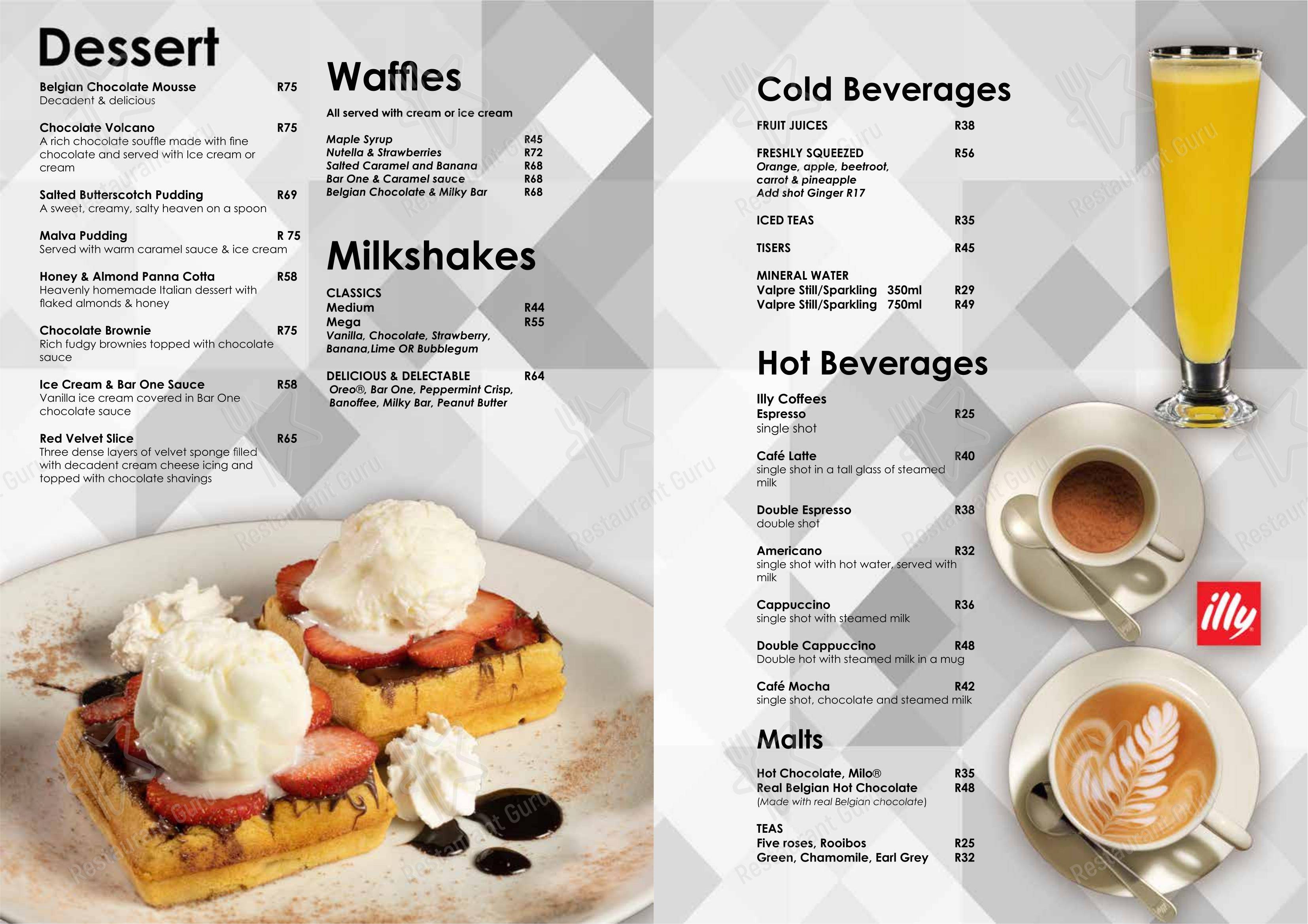 Menu at Malt Barrel & Fire Silverlakes, Willow Acres Estate