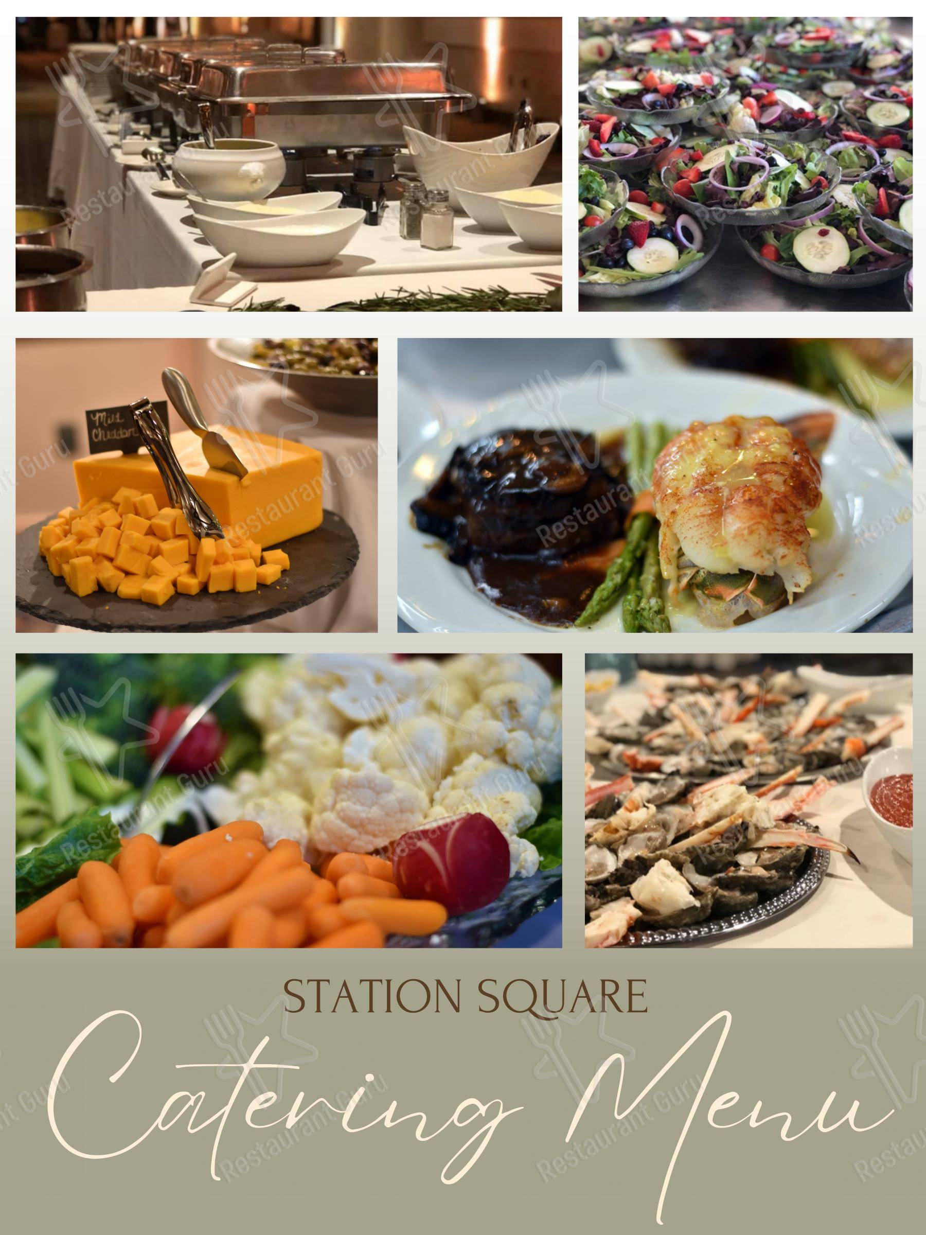 Menu at Station Square restaurant, Youngstown, Belmont Ave
