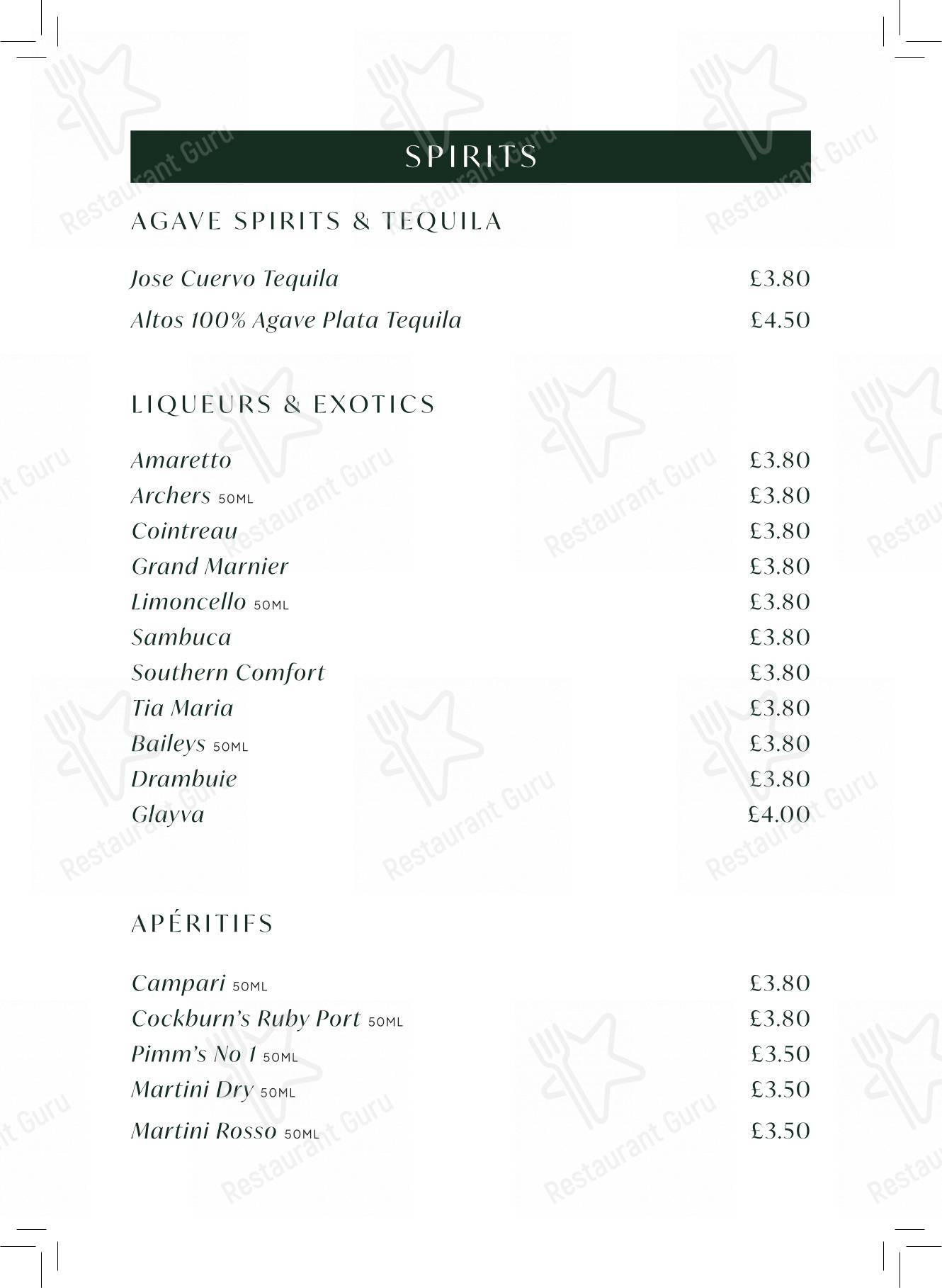 Menu at The Coronation Restaurant, Gorebridge