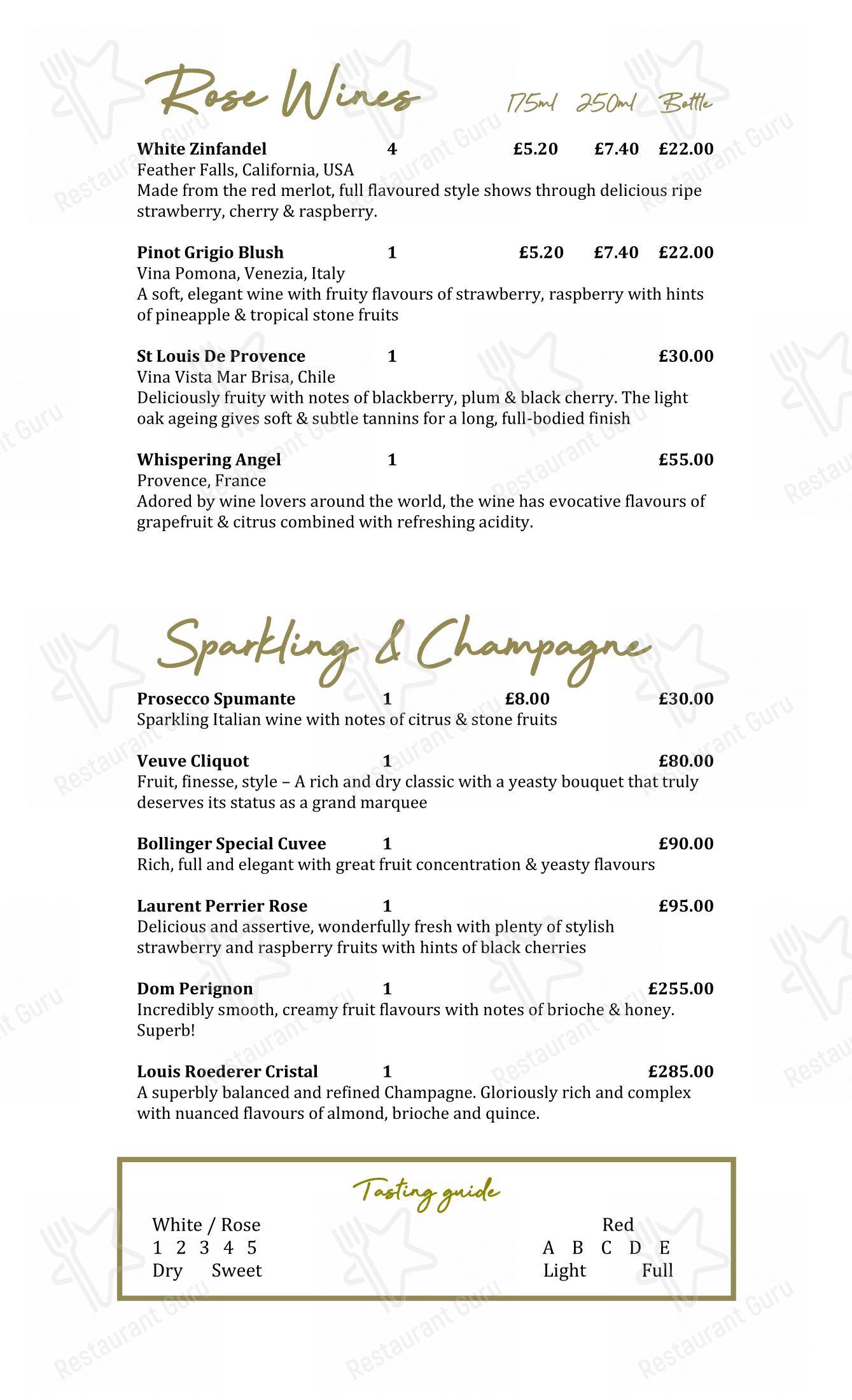 Menu at The Fox at Roby Mill pub & bar, Skelmersdale