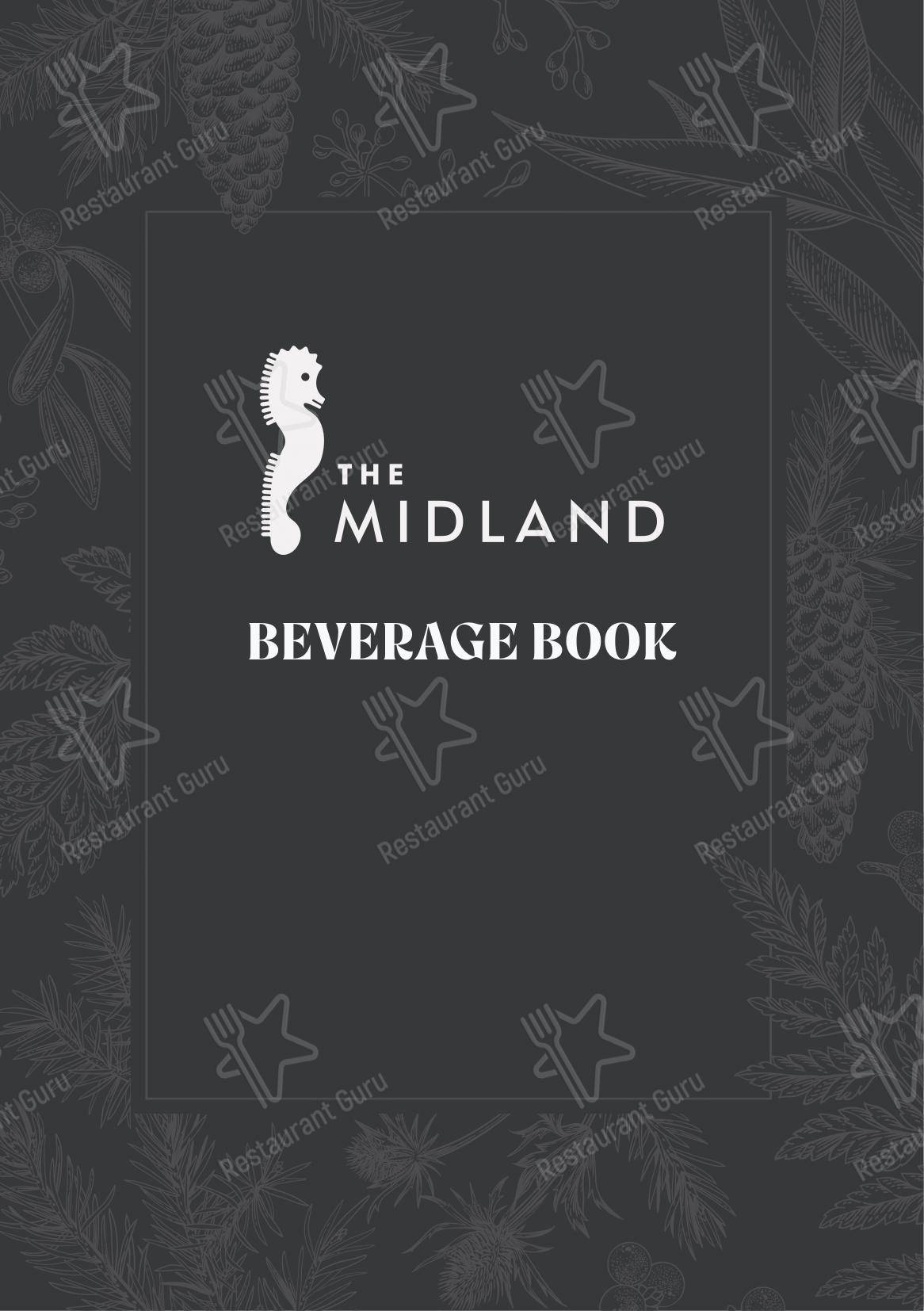 Menu at The Midland pub & bar, Morecambe