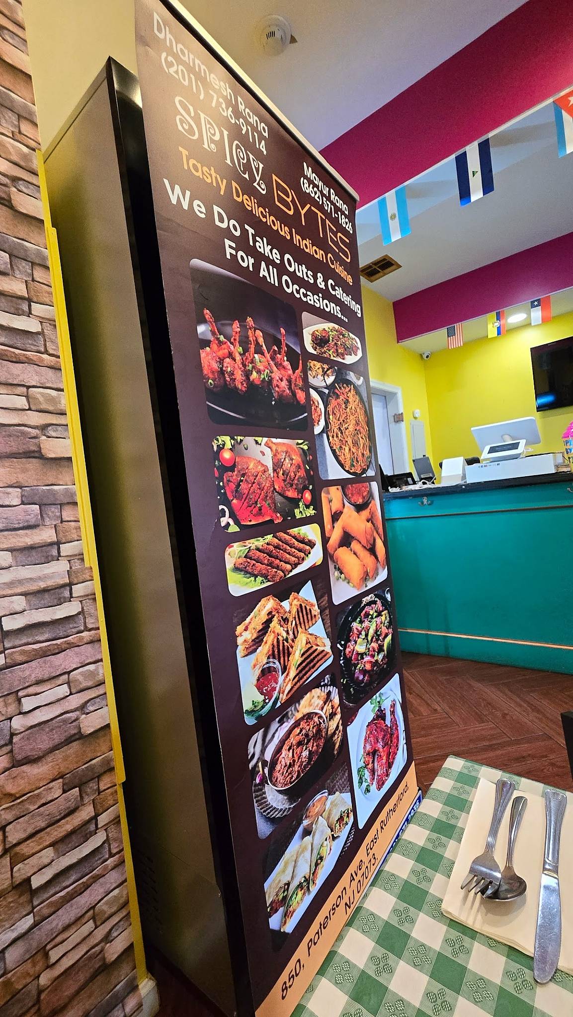 Menu at Spicy Bytes Grill and Indian curries restaurant, East Rutherford