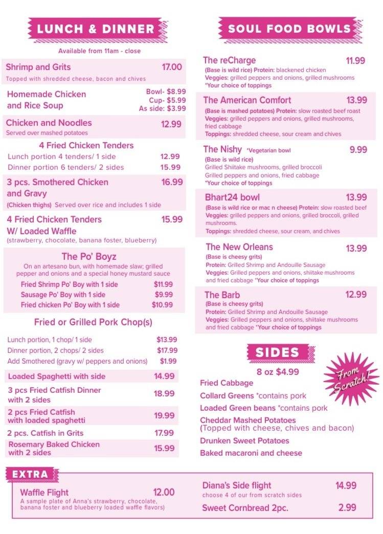 Menu at 12 Points Public Market, Your Community Food Hall, Terre Haute
