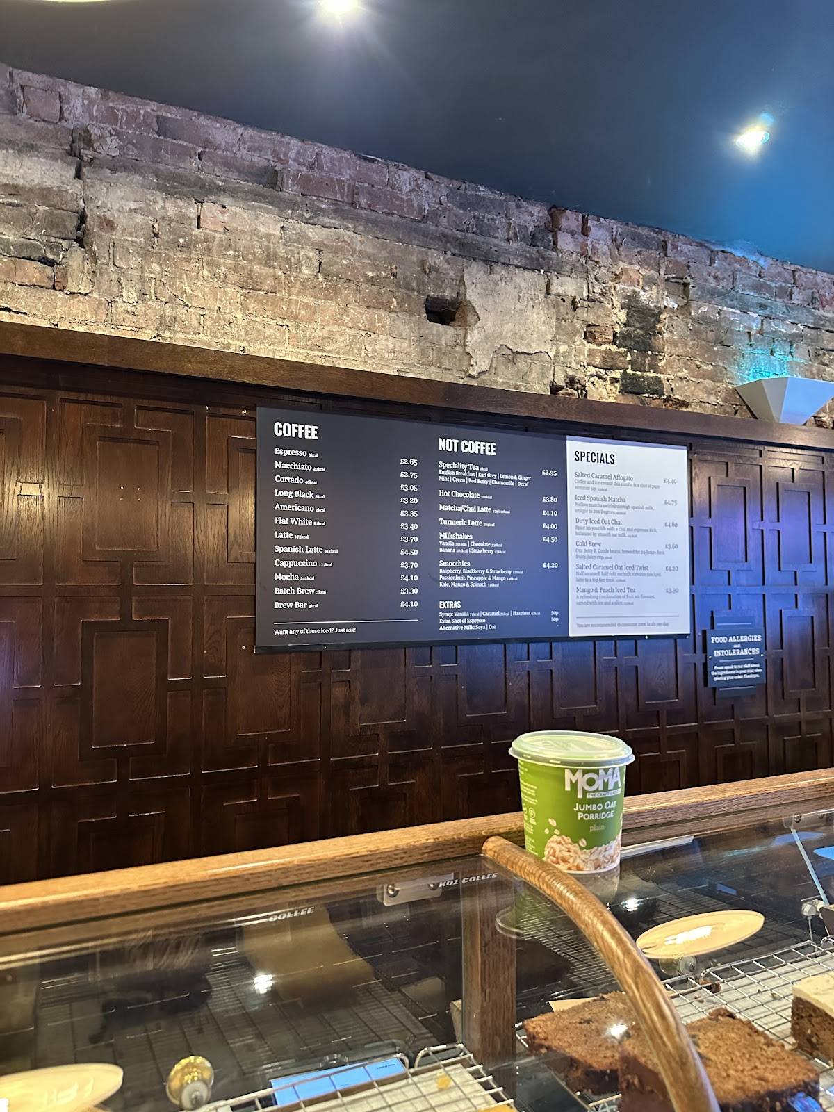 Menu at 200 Degrees Coffee Shop cafe, Leicester