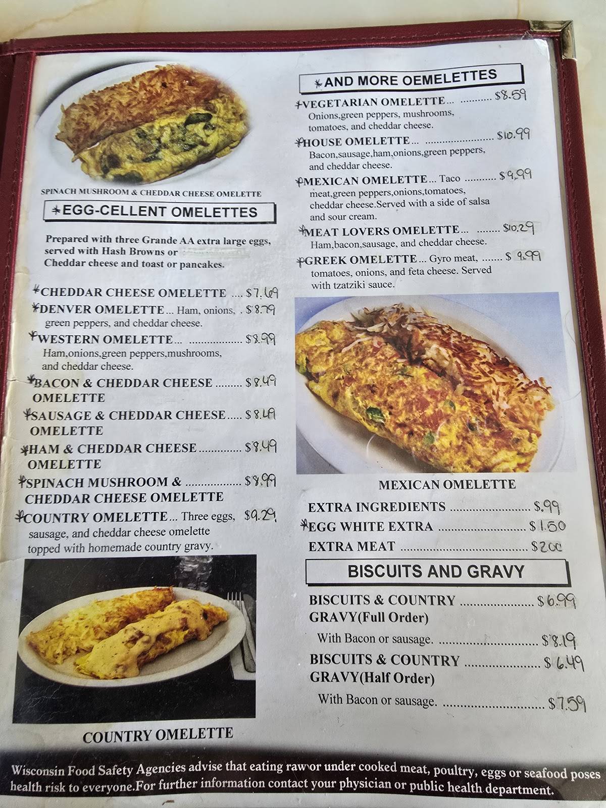 Menu at 4 Sisters Family Restaurant, Jefferson