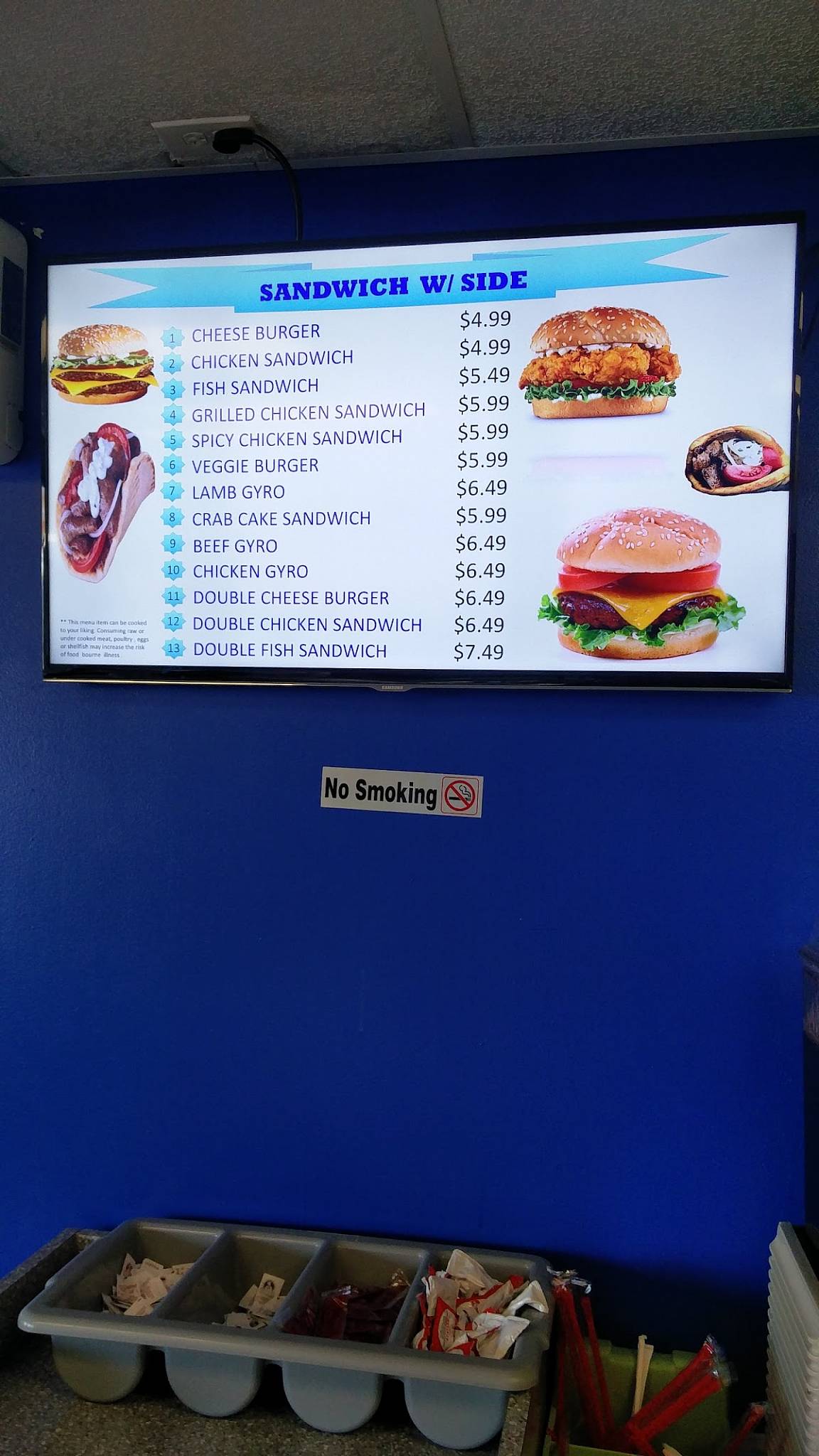 Menu at 5 Brothers Fried Chicken & Waffles restaurant, Patchogue