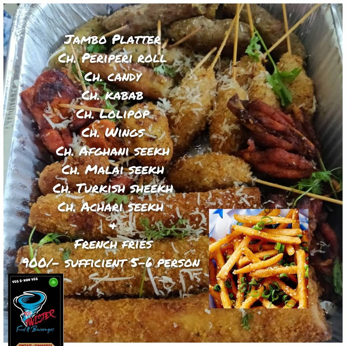 Menu at AA FOODS THE TWISTER FOOD AND BEVERAGES, Mira Bhayandar