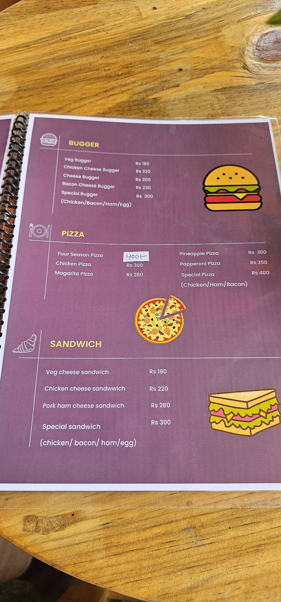 Menu at ARABICA CAFÉ AND BAKERY, Dharamshala