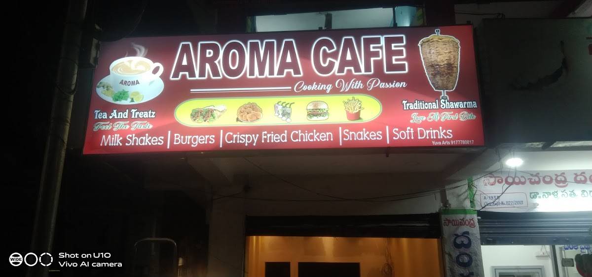 Menu at AROMA CAFE, Karimnagar