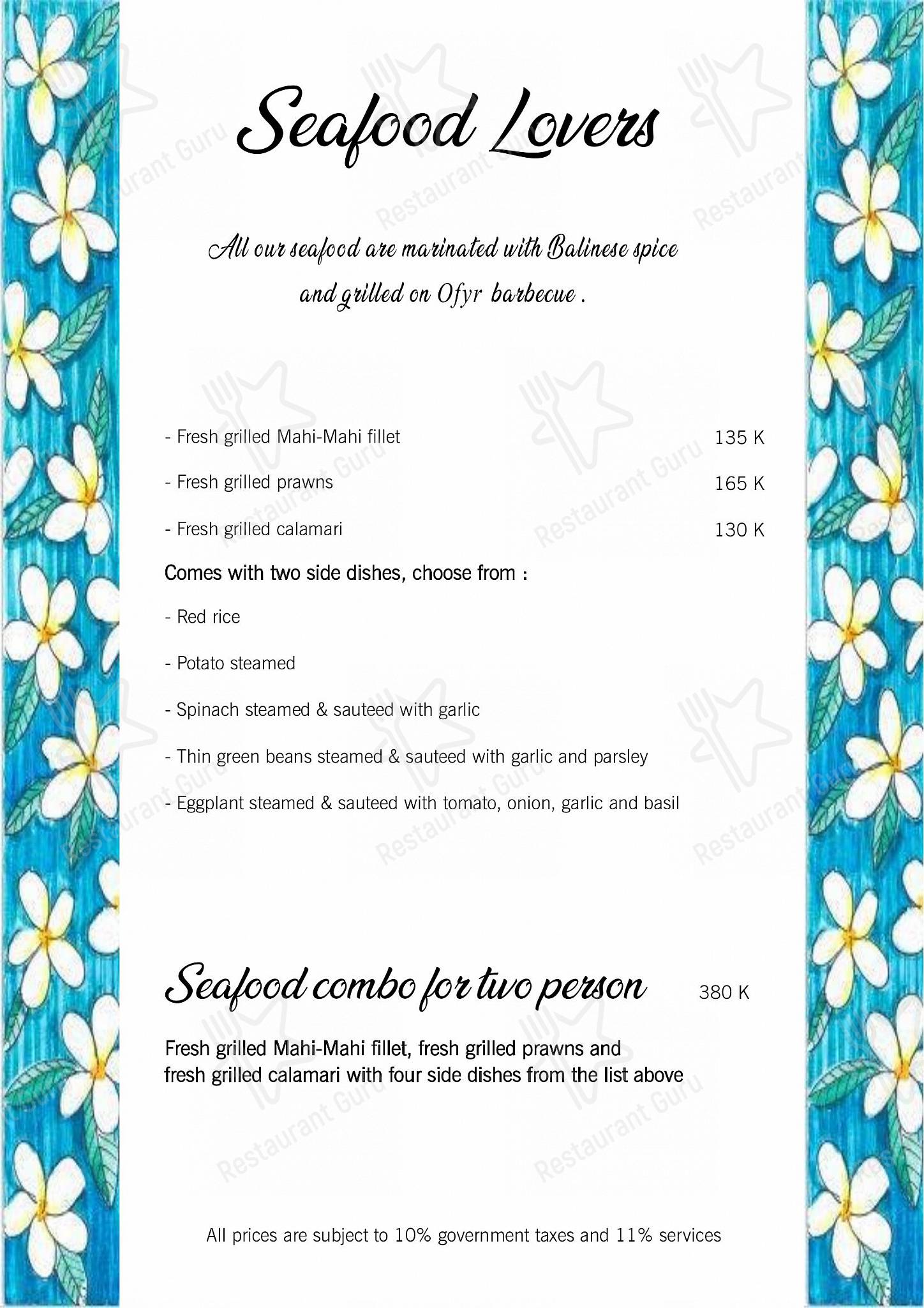 Menu at Abracadabra by Mu Bunglaow restaurant, Pecatu