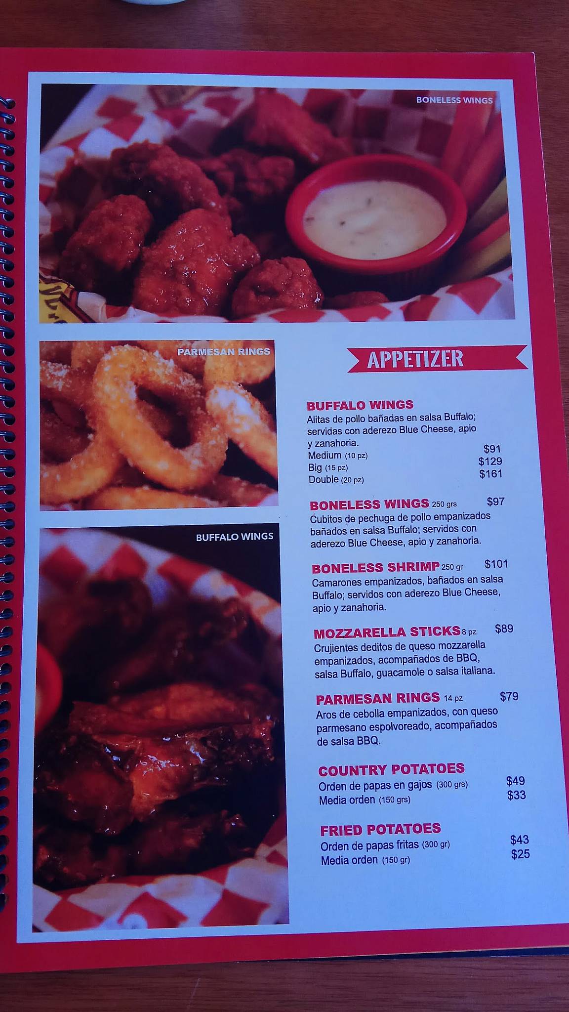 Carta del restaurante Countrybreak Bosques, Aguascalientes, Monte ...