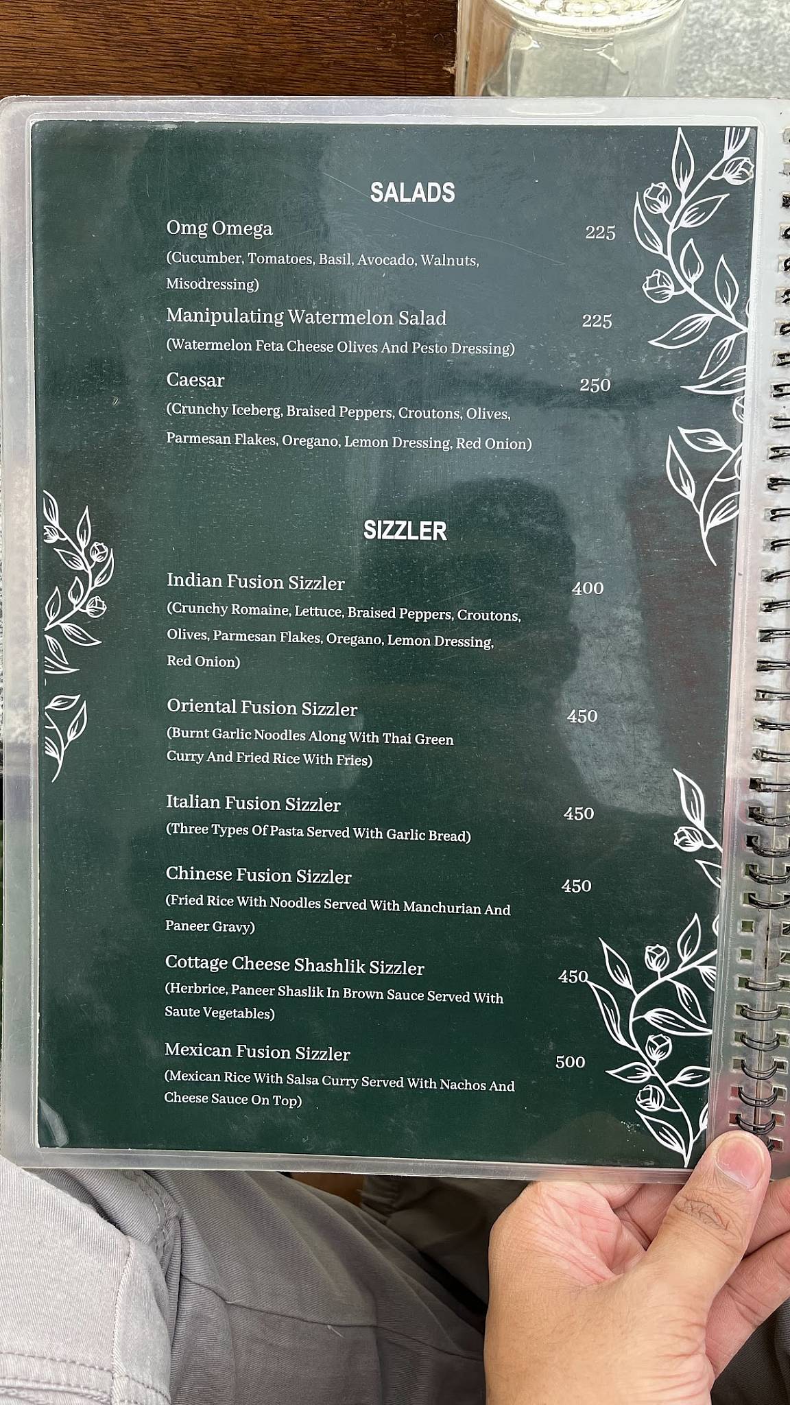 Menu at Veranda Rooftop Restro Cafe, Ahmedabad