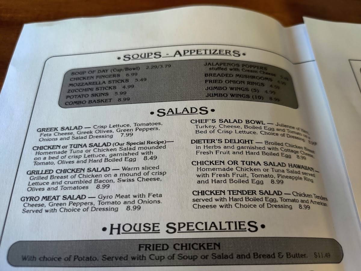 Menu at Farmer Boy Restaurant, Akron, Canton Rd