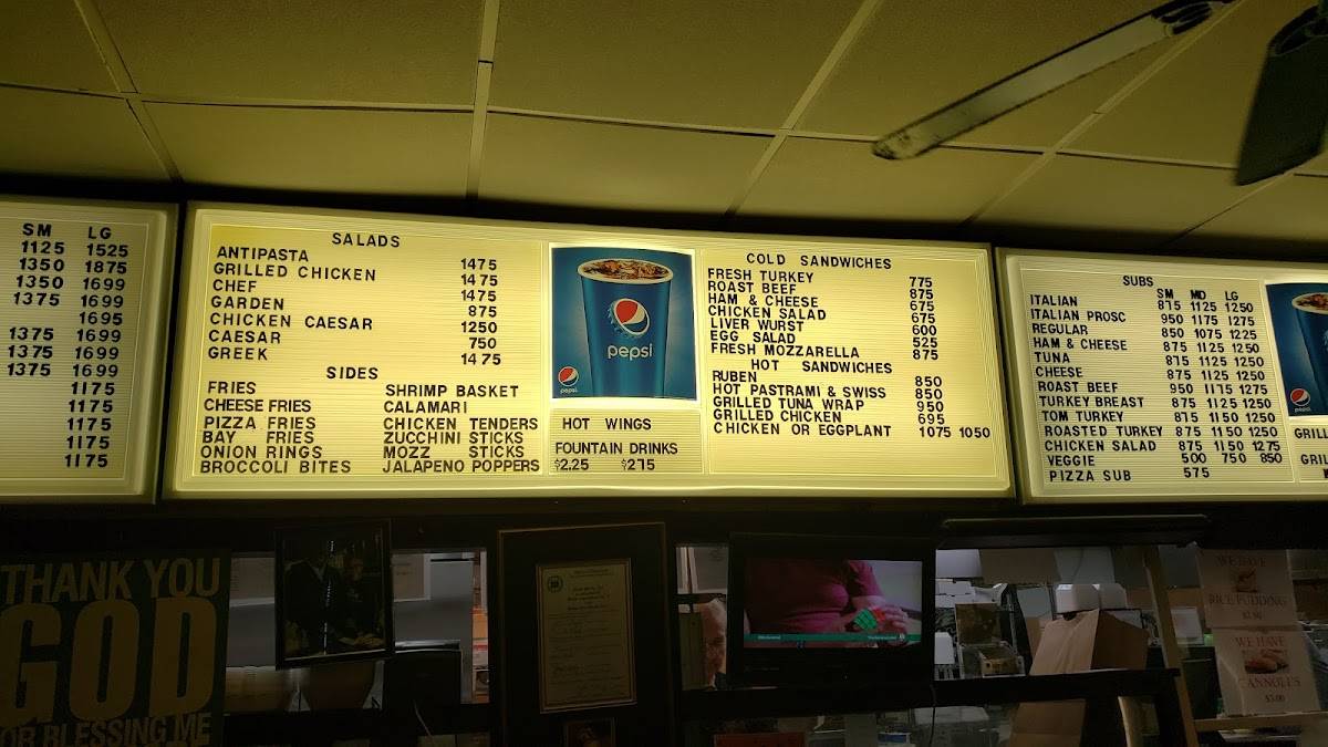 Menu at Al Casapulla's Subs & Steaks pizzeria, Millville