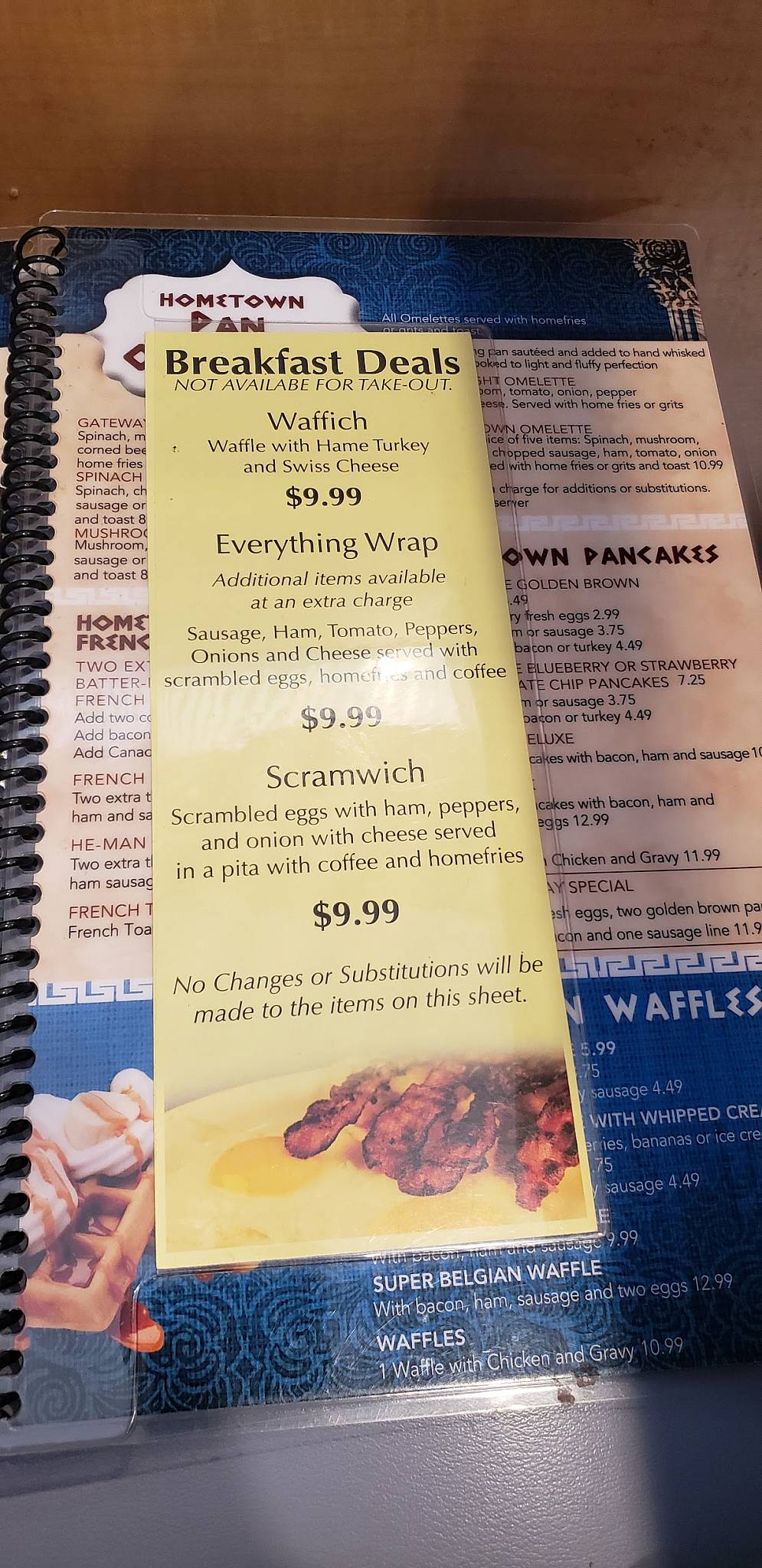 Menu at The Gateway Diner desserts, Albany, 899 Central Ave