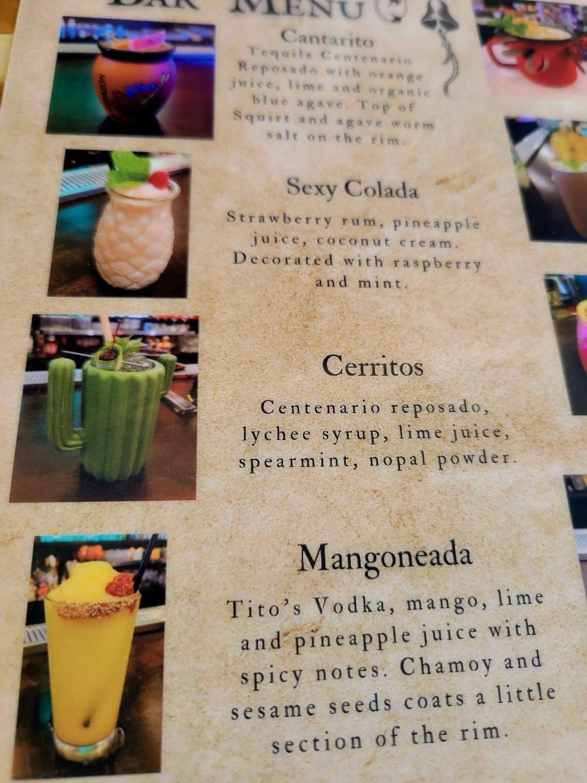 Menu at Alejandro's Mariscos & Bar, Gresham
