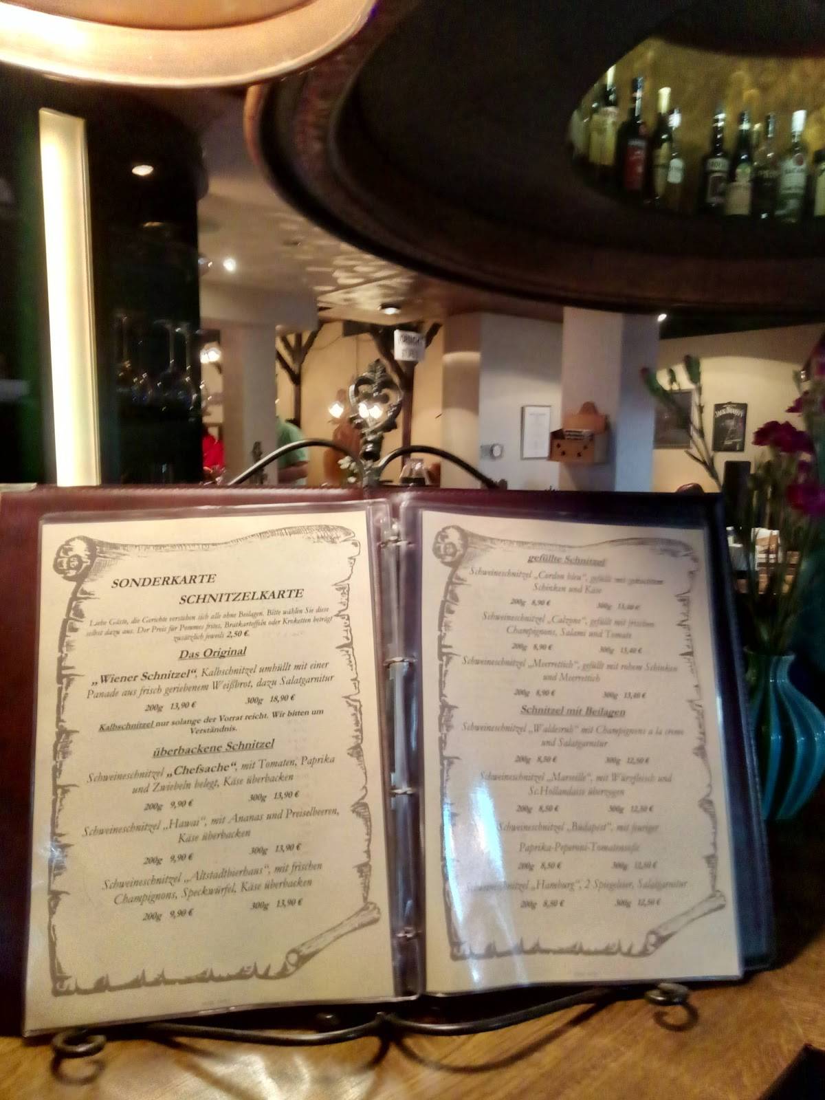 Menu at Altstadt Bierhaus pub & bar, Lübeck