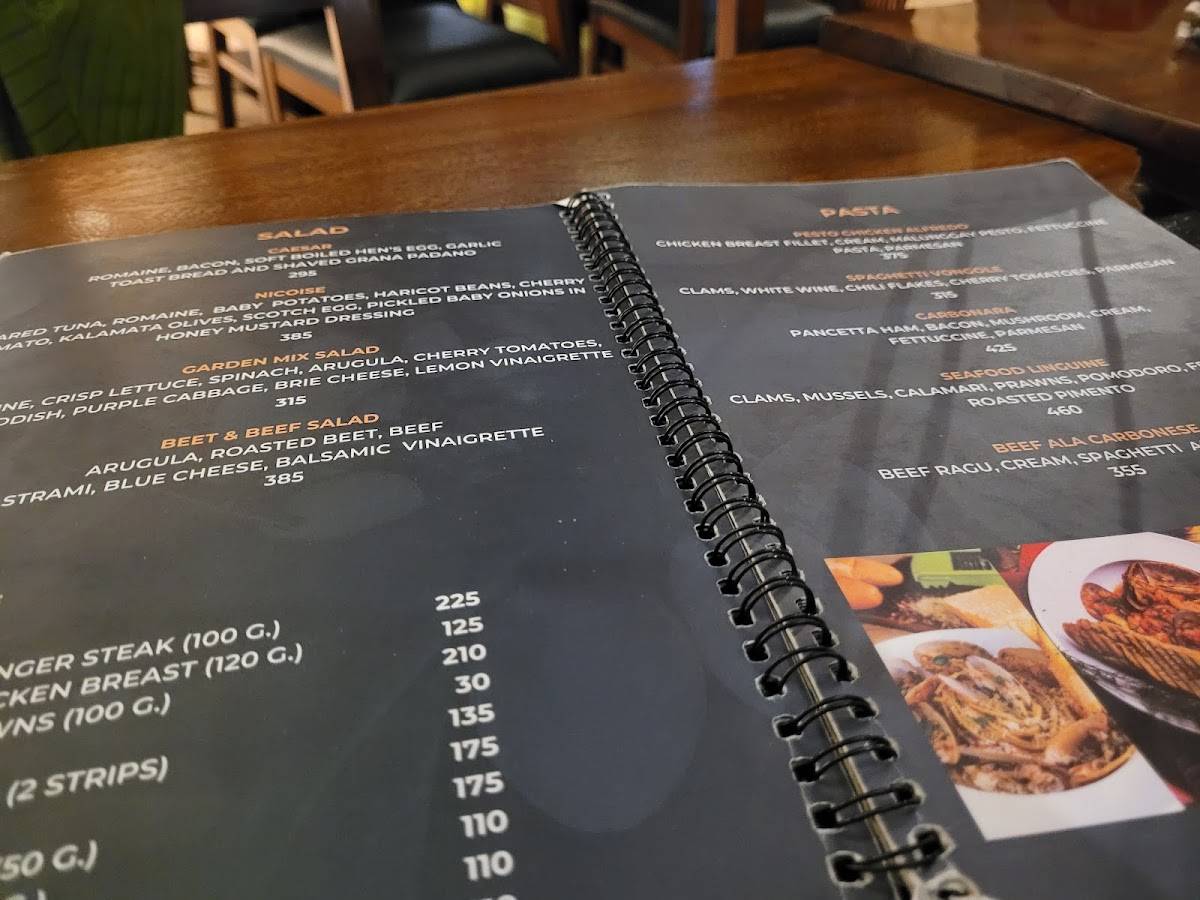 Menu at Ambiance Bar & Restaurant, Cebu City