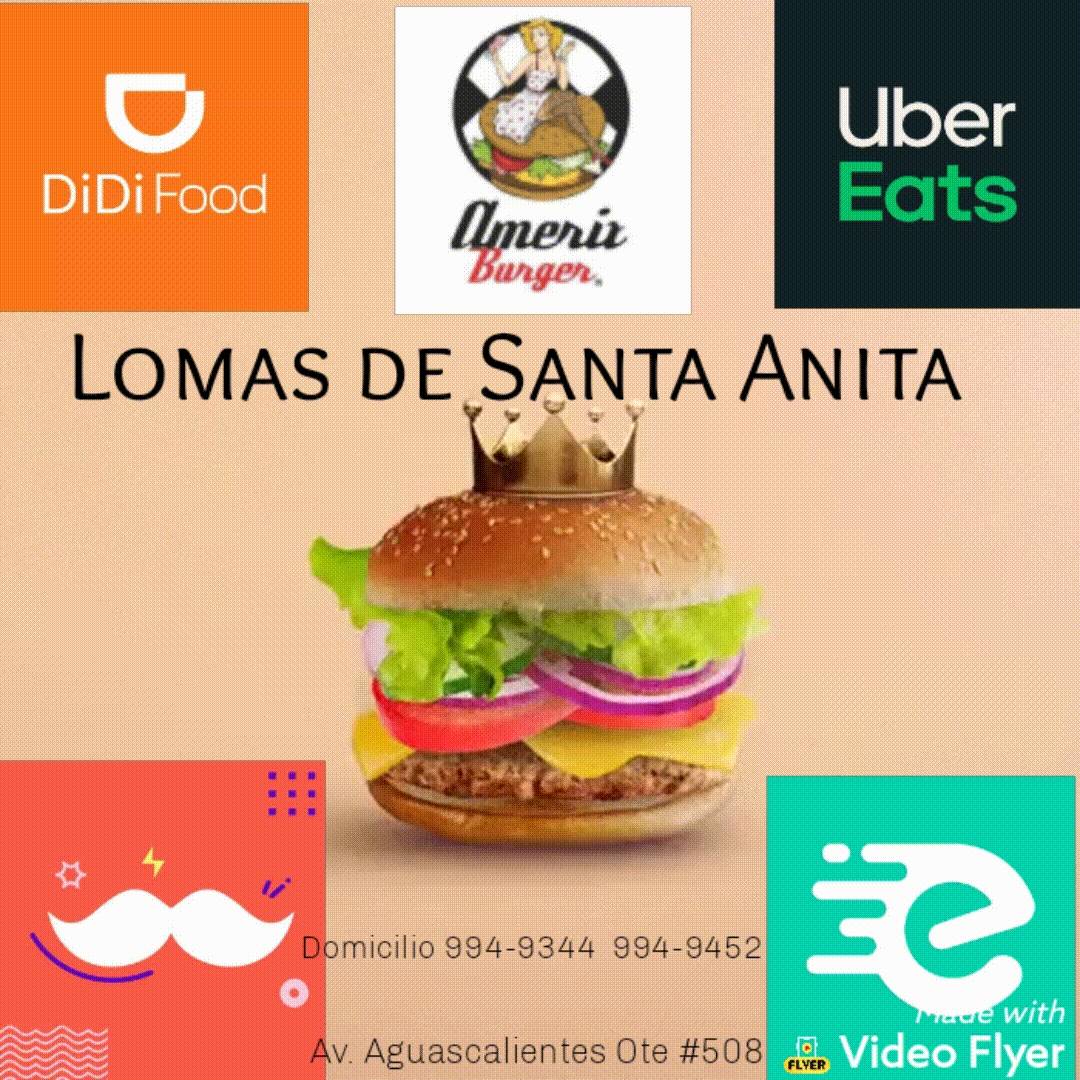 Carta del restaurante Amerix Burger Municipio Libre, Aguascalientes, Av ...