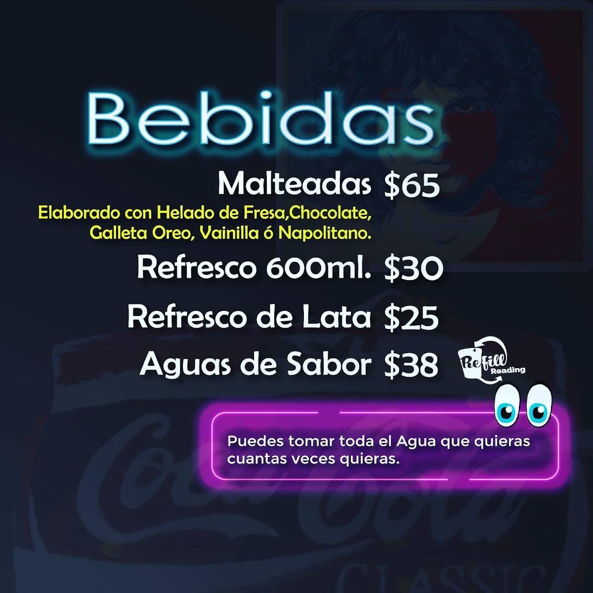 Carta del restaurante Amerix Burger Municipio Libre, Aguascalientes, Av ...