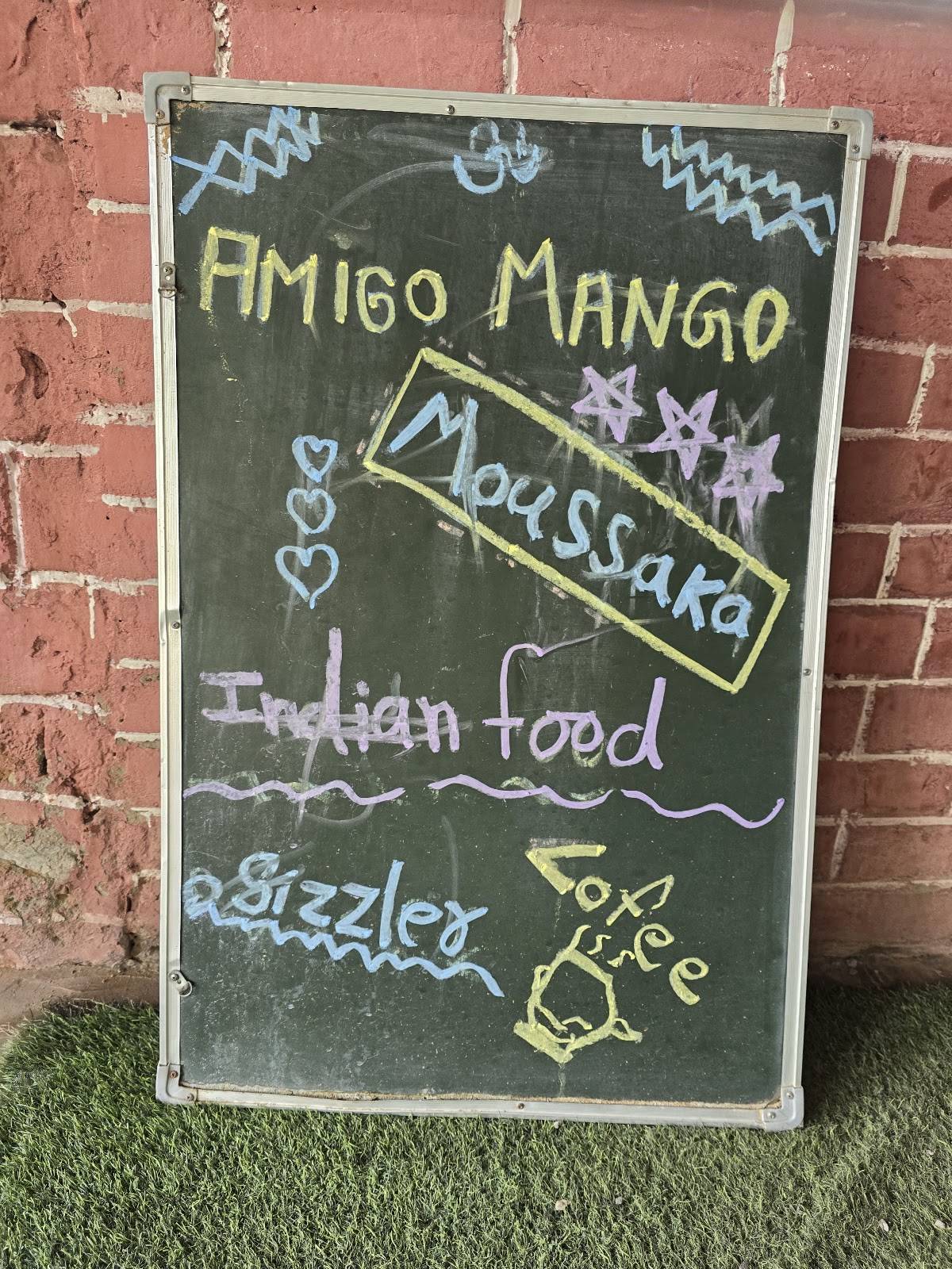 Menu at Amigo Mango Garden restaurant, Pushkar