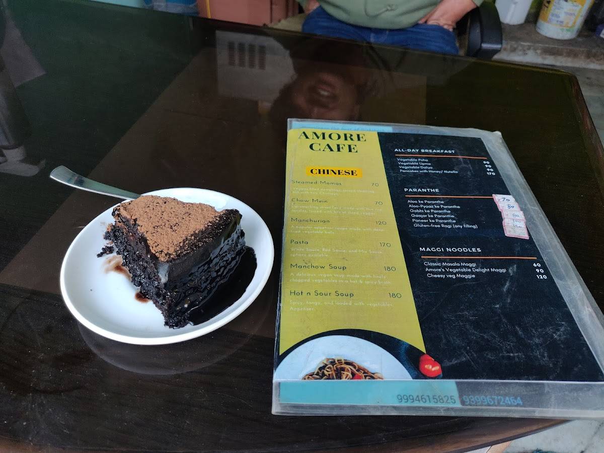 Menu at Amore Organic Cafe & Bakery, Rishikesh